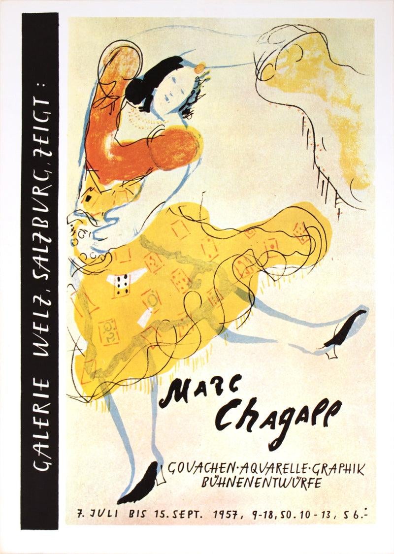 1990s Marc Chagall 'Galerie Welz (Restrike)' Modernism Multicolor ...