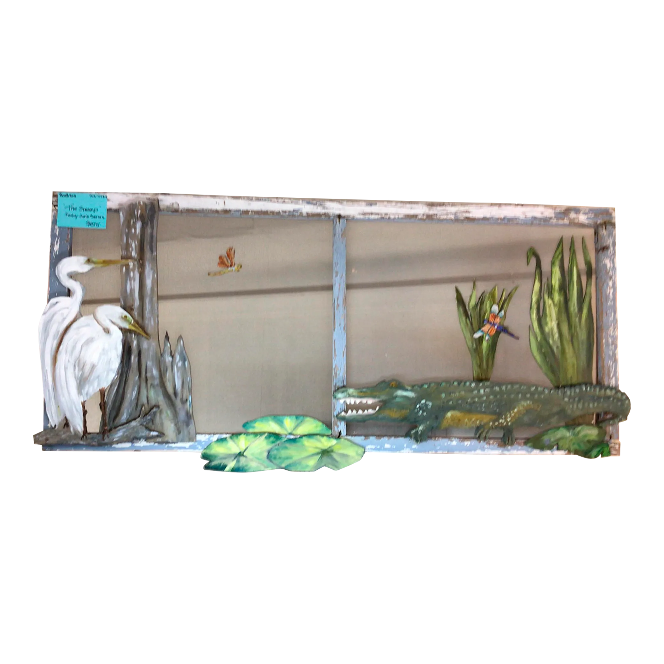 1920s Window Screen Art | Chairish