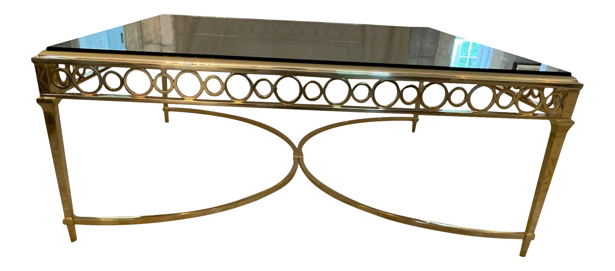 Paul M Jones /John Boone Brass Coffee Table | Chairish