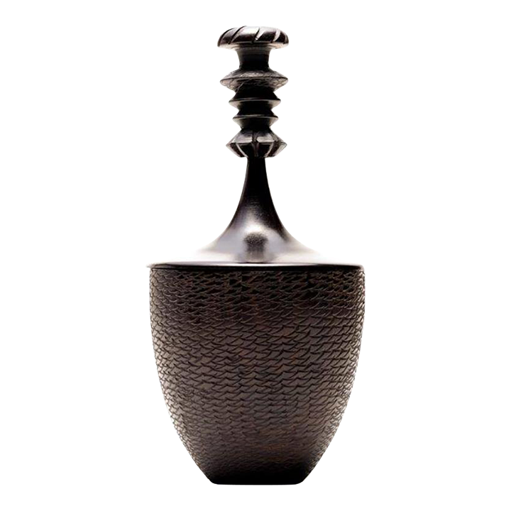 Contemporary Ebony Wood Vessel Navua Range - 208 | Chairish