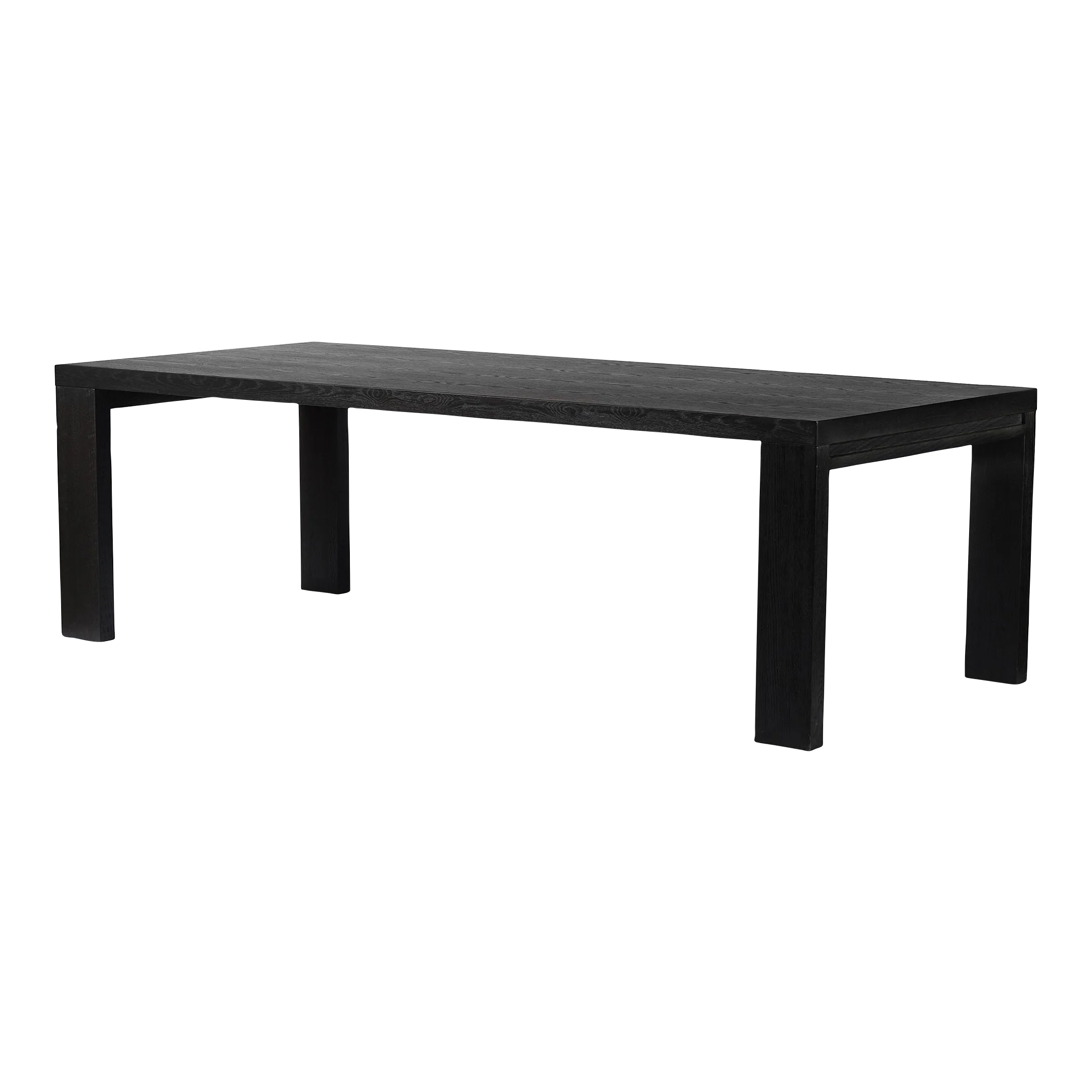 Millie Dining Table, Drifted Matte Black | Chairish