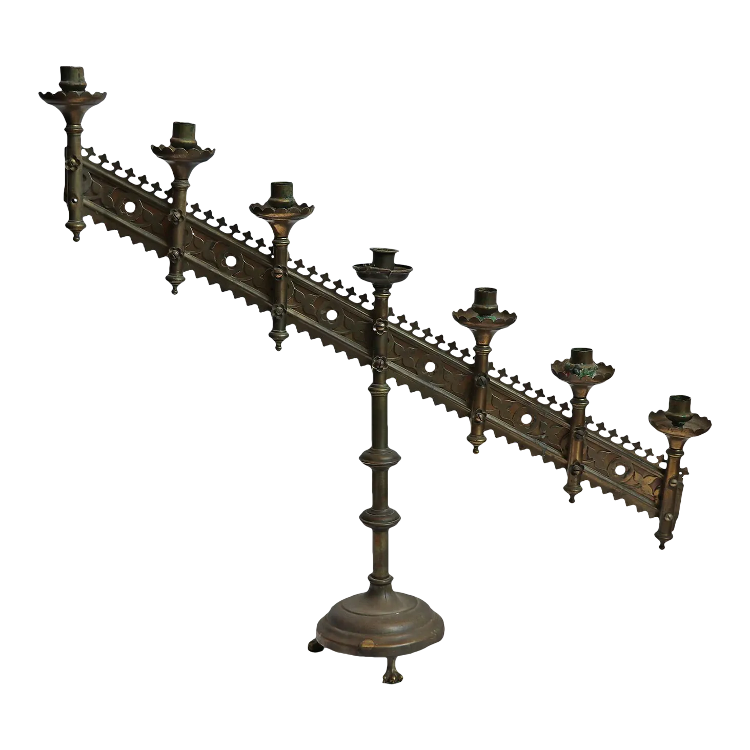 Church Seven Candle Holder | Chairish