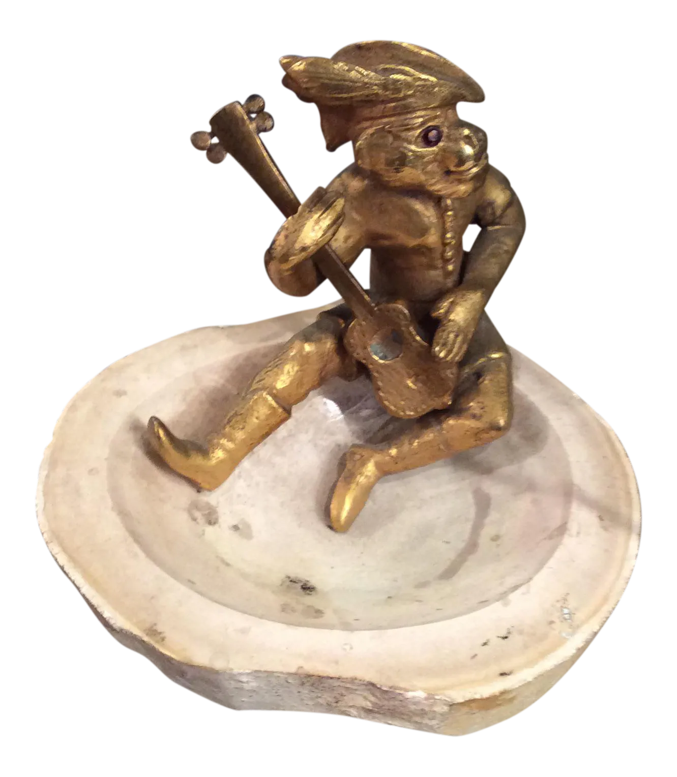 Bronze Monkey Dish | Chairish