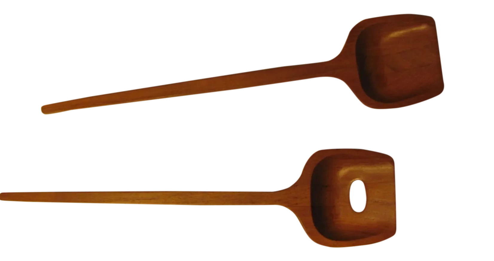 Teakwood Salad Utensils Made in Sweden - a Pair | Chairish