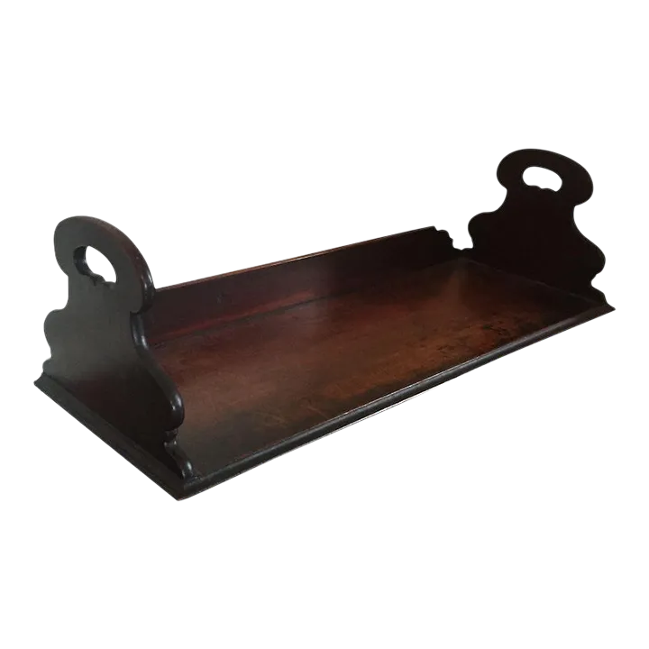 Antique Early 19th Century English Georgian Mahogany Book Rack Caddy ...