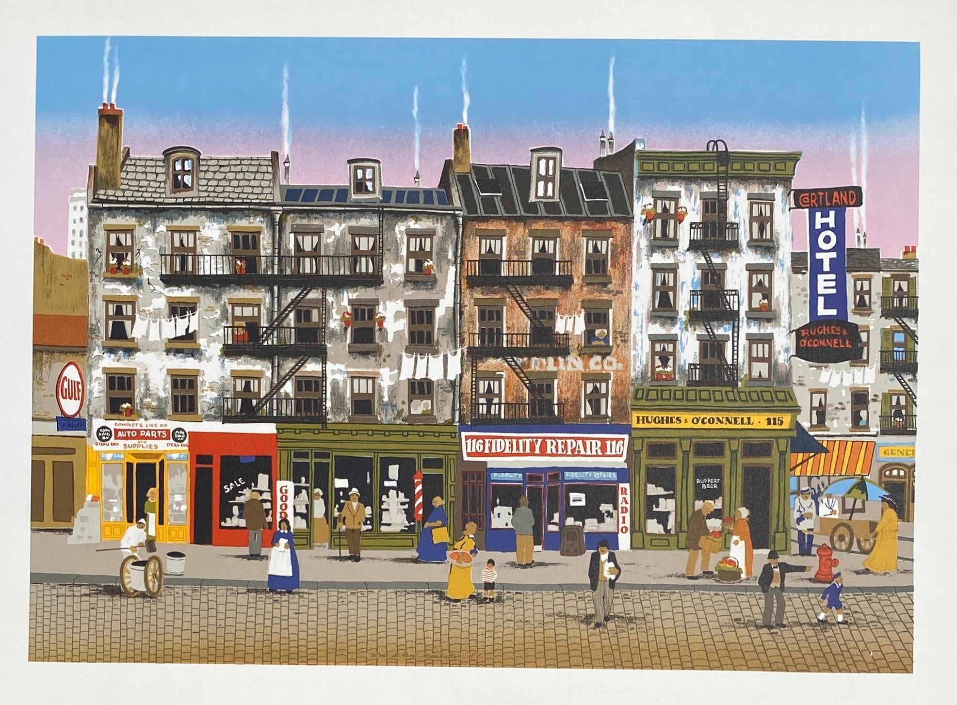 1980s Jonathan Andrews New York Serigraph | Chairish