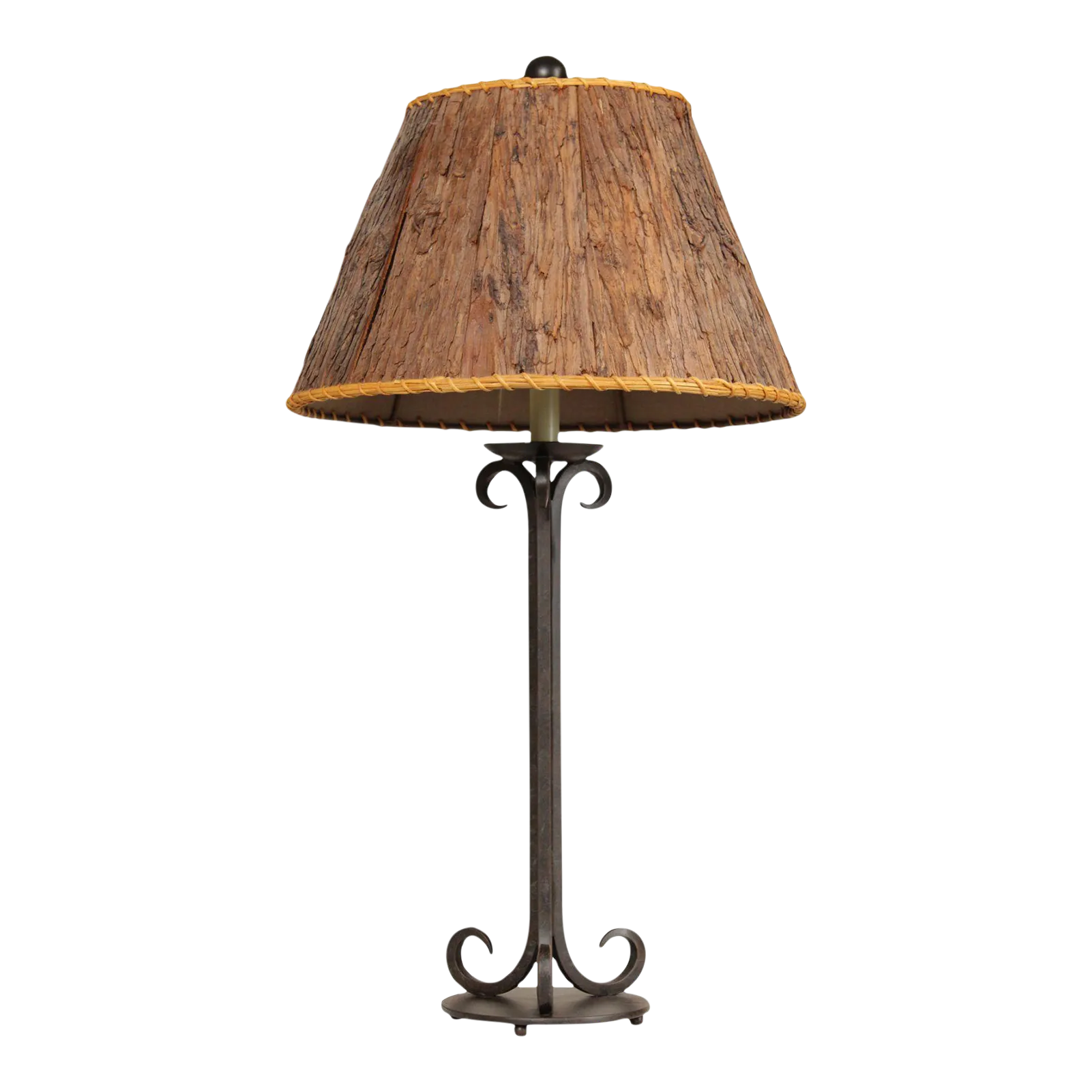 Early 21st Century The Natural Light Rustic Style Wrought Iron Table ...