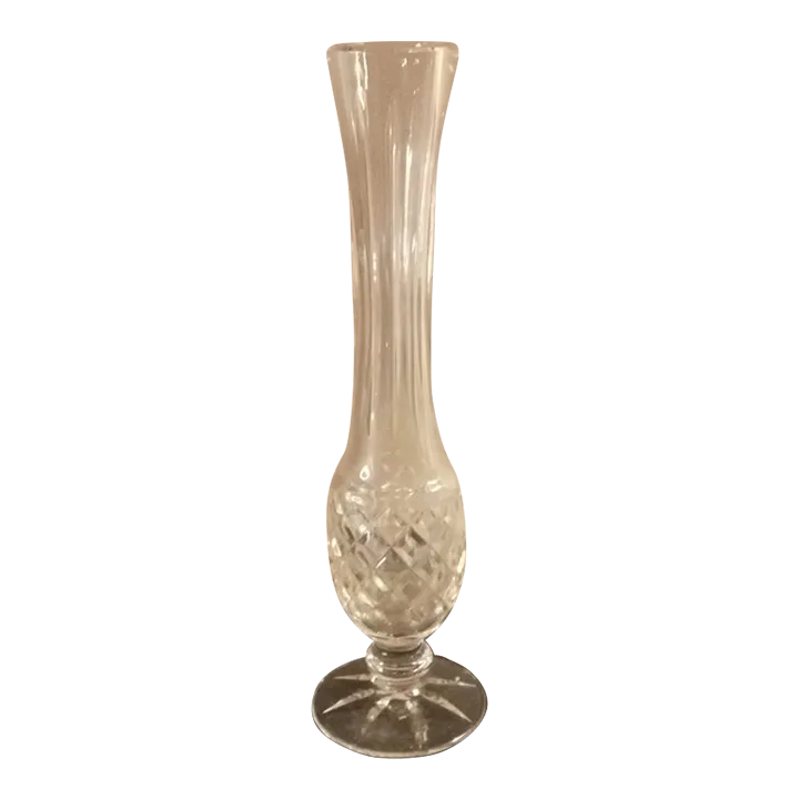 1980s Waterford Crystal Bud Vase | Chairish