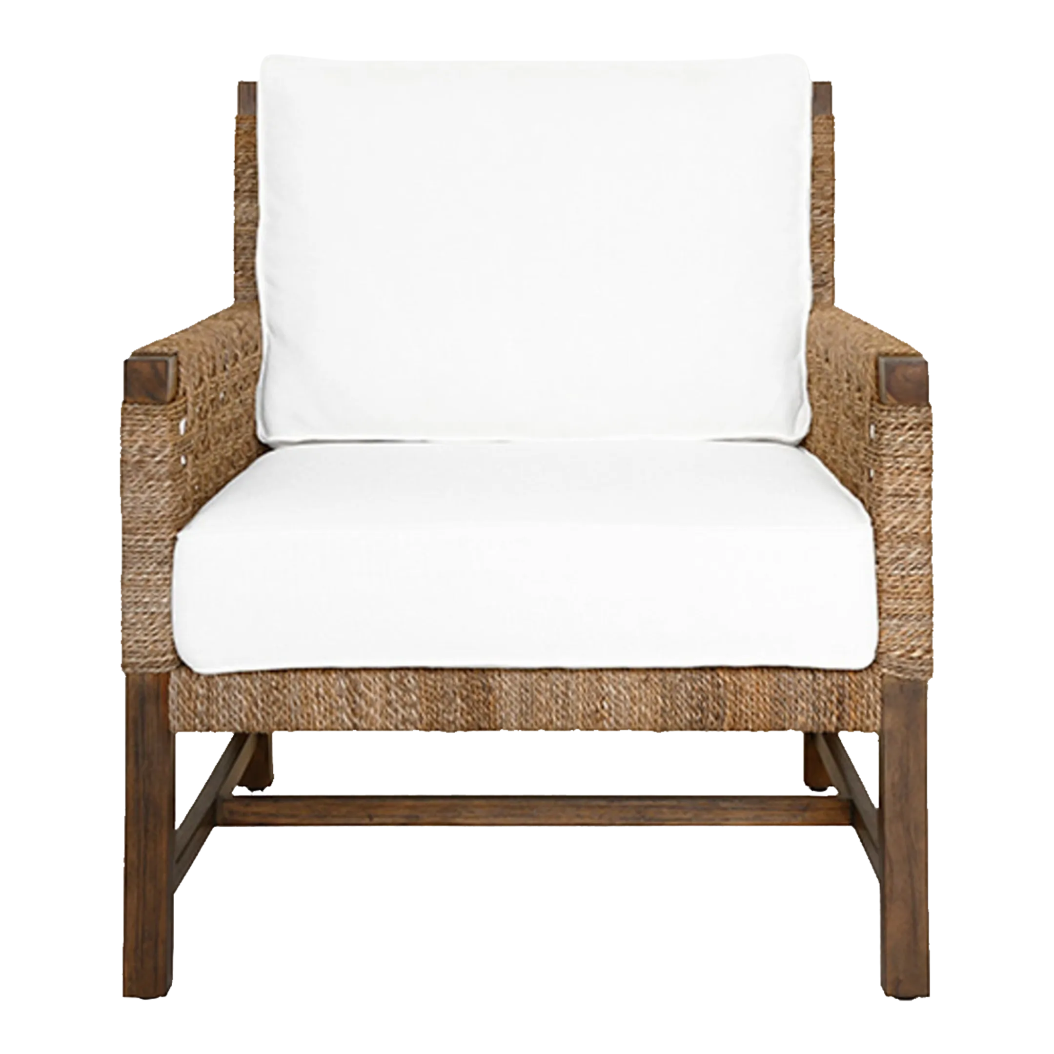 Matthew Izzo Worlds Away Harmon Seagrass Club Chair | Chairish