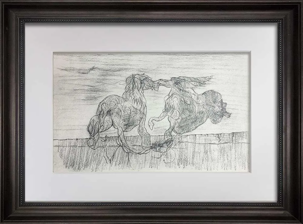 Max Ernst Lithograph Limited Ed. No. 184 "Stallion and Bride of the ...