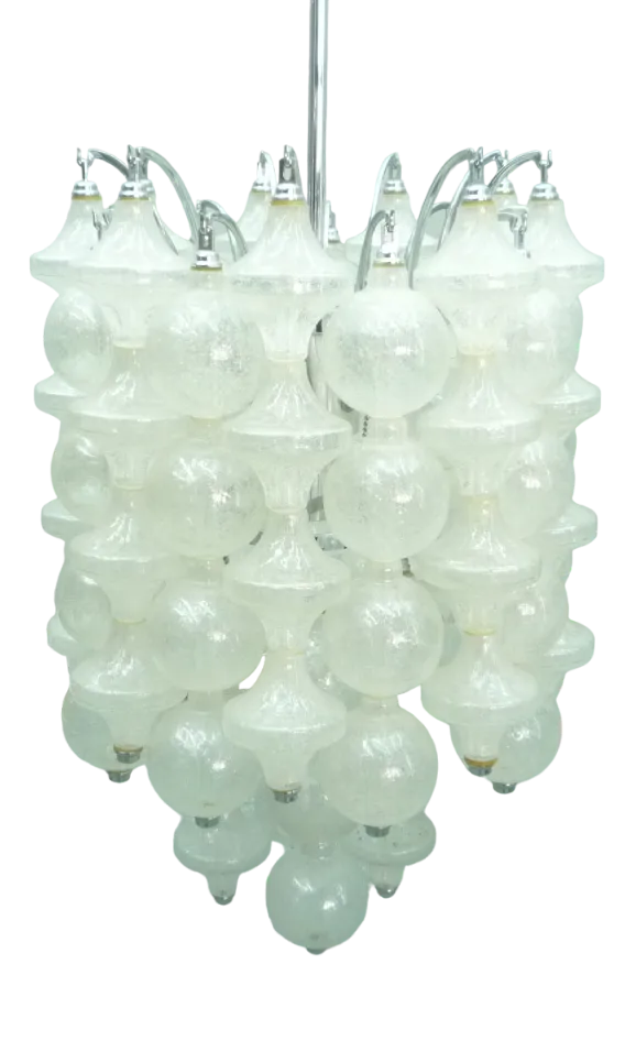 Murano Glass Chandelier by Archimede Seguso for Seguso, 1960s | Chairish