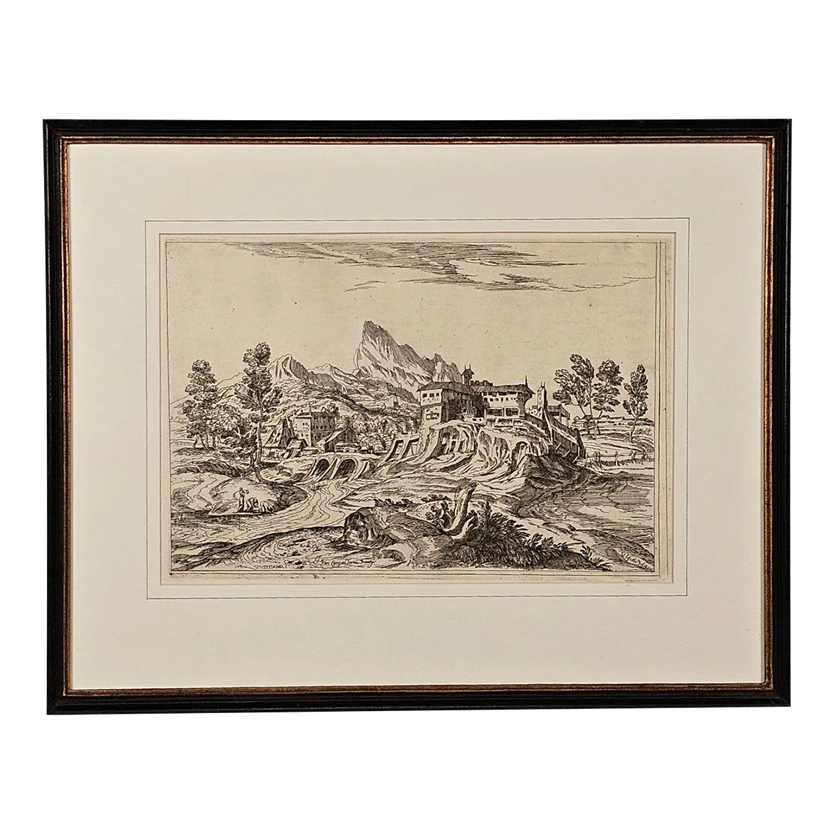 Old Master Engraving After Titian, Italy Circa 1750 | Chairish