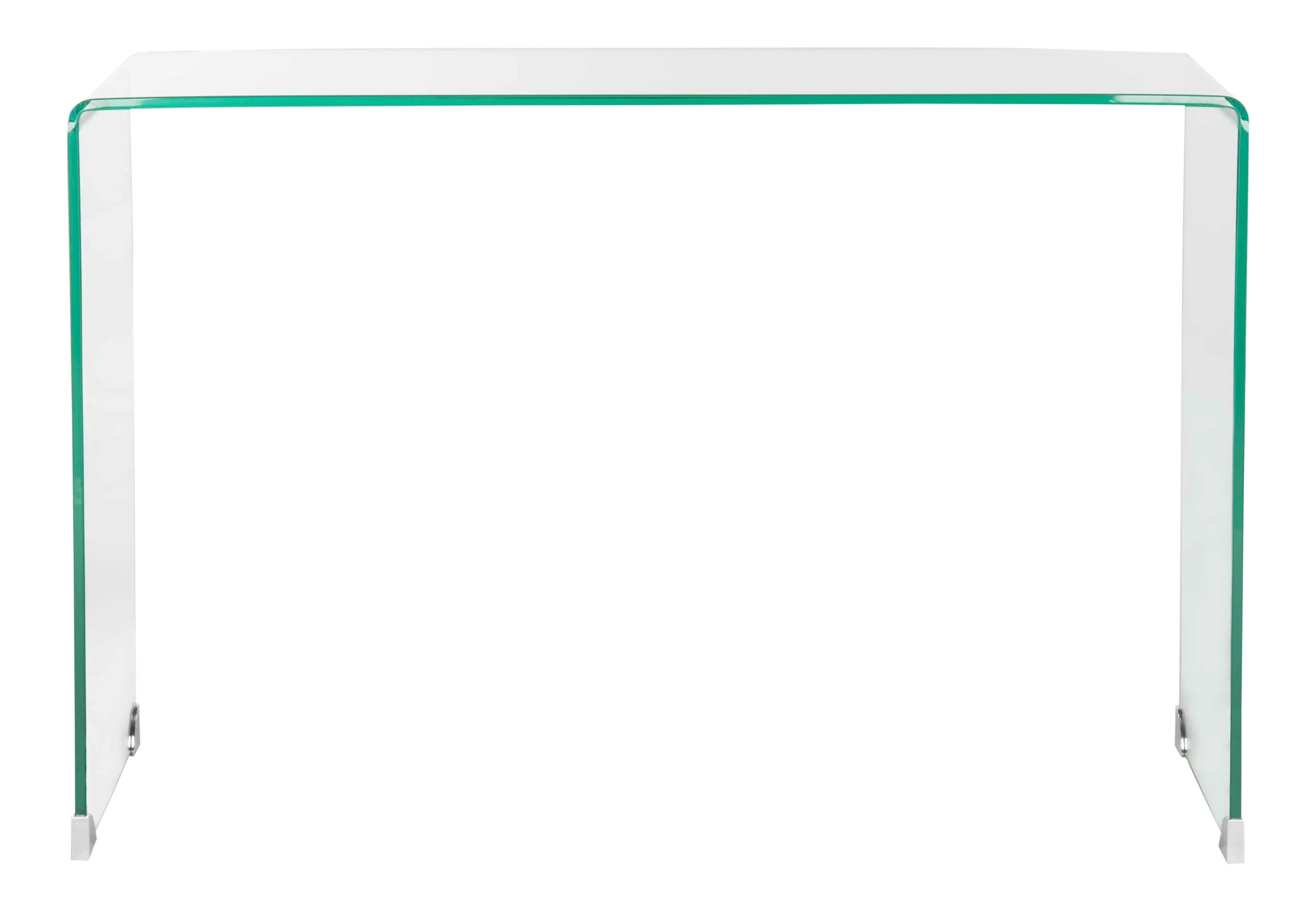 Minimal Console Table in Clear | Chairish