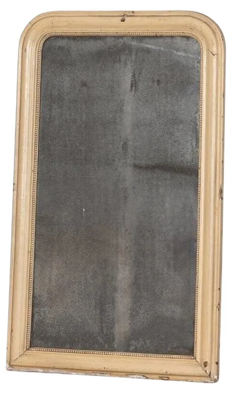 Large 19th Century French Foxed Mirror, 1870s | Chairish