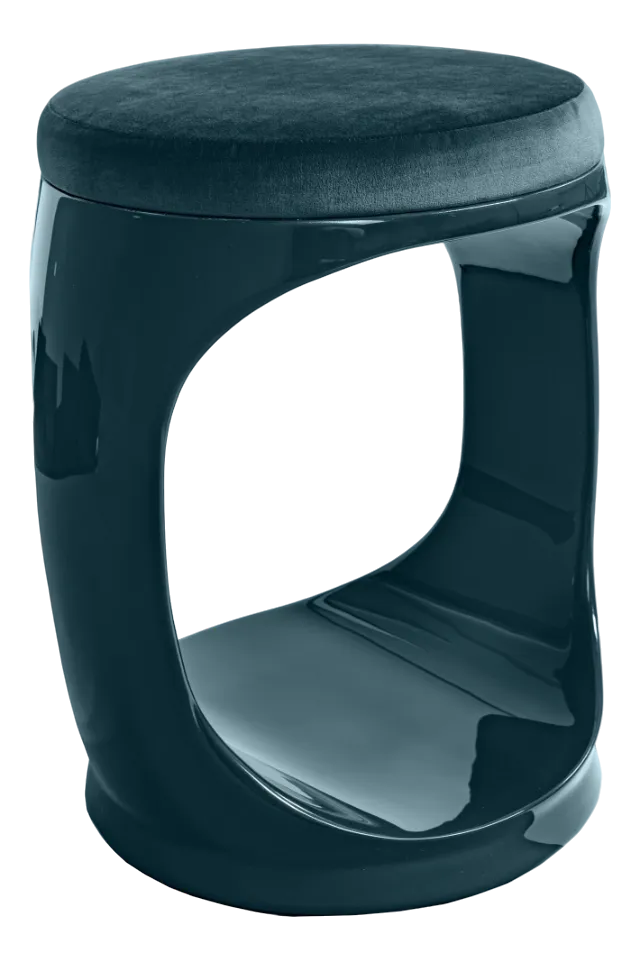 Signet Ring Stool by Cyril Rumpler Blanc | Chairish