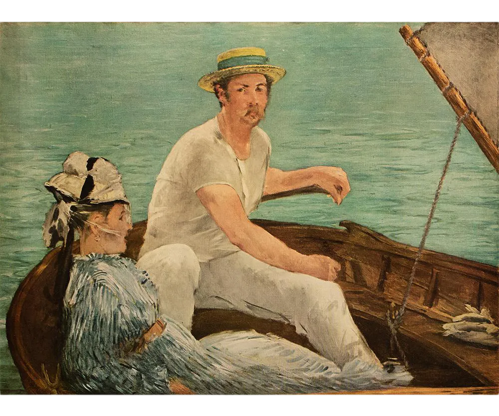 1953 After Edouard Manet "Boating at Argenteuil" First Edition Full ...