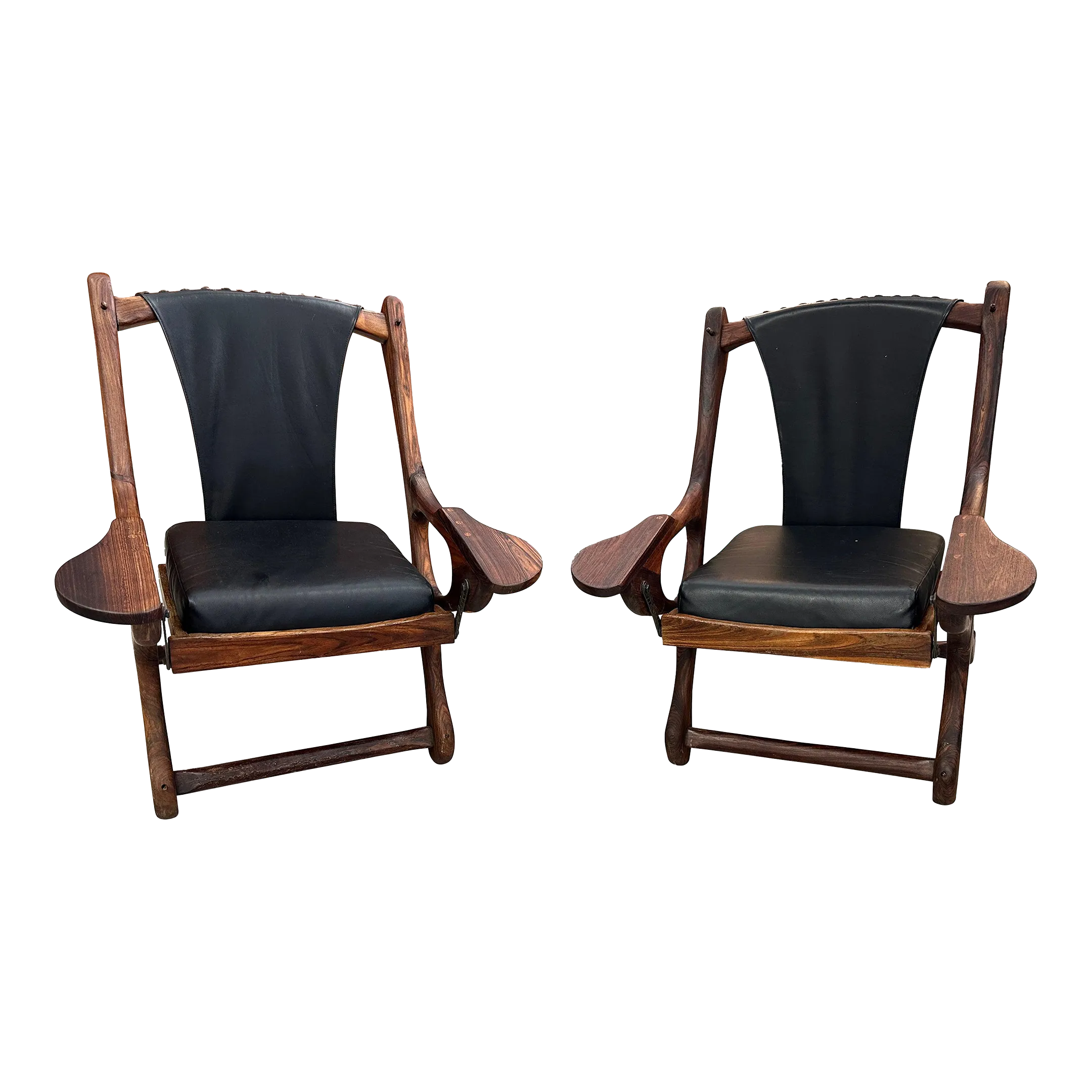 Don Shoemaker for Senal Sling Chairs - A Pair | Chairish