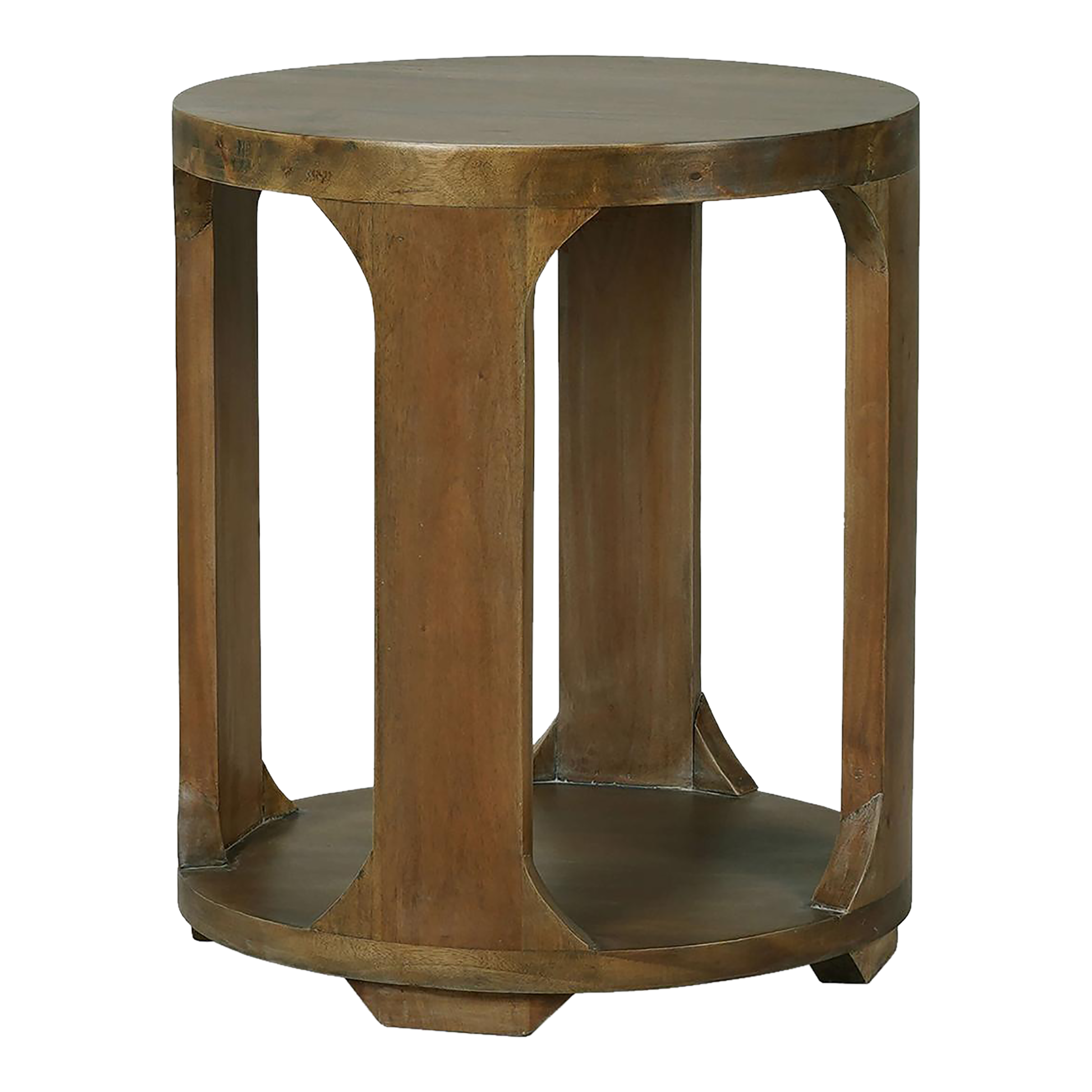 Modern Round Side Table | Chairish