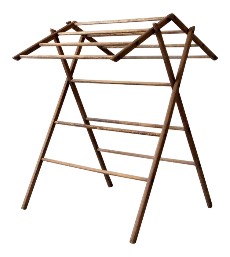 Antique Drying Rack | Chairish