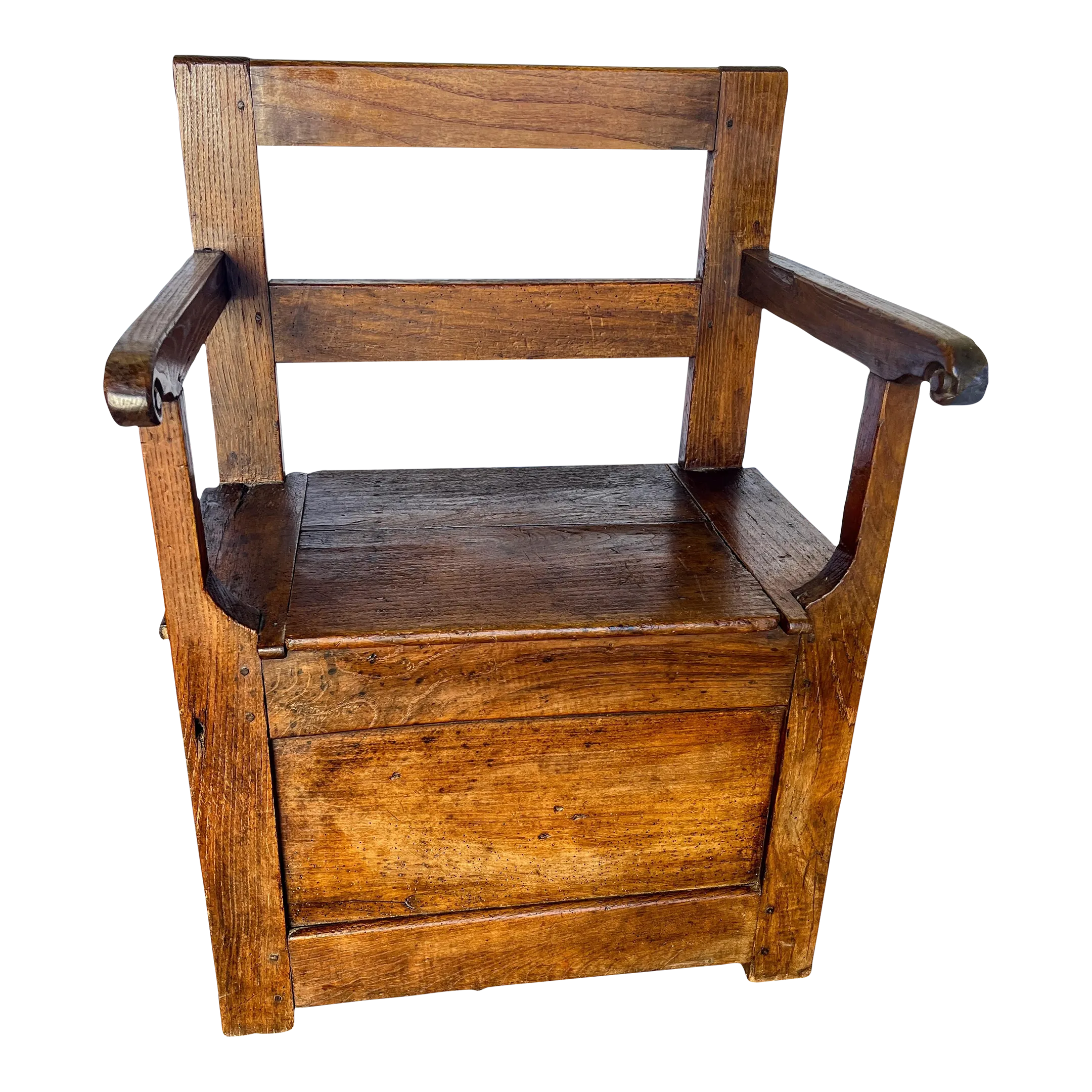 Early 18th Century French Storage Bench | Chairish