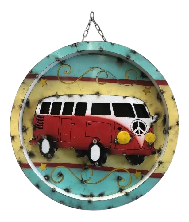 "Handmade Volkswagen Bus Sign " | Chairish