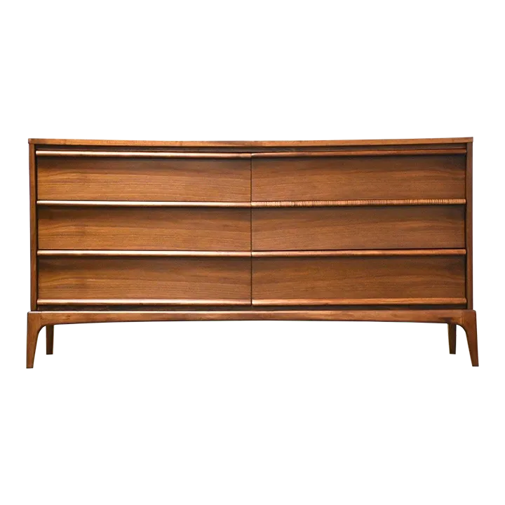 Lane Rhythm Walnut Mcm Dresser Chairish