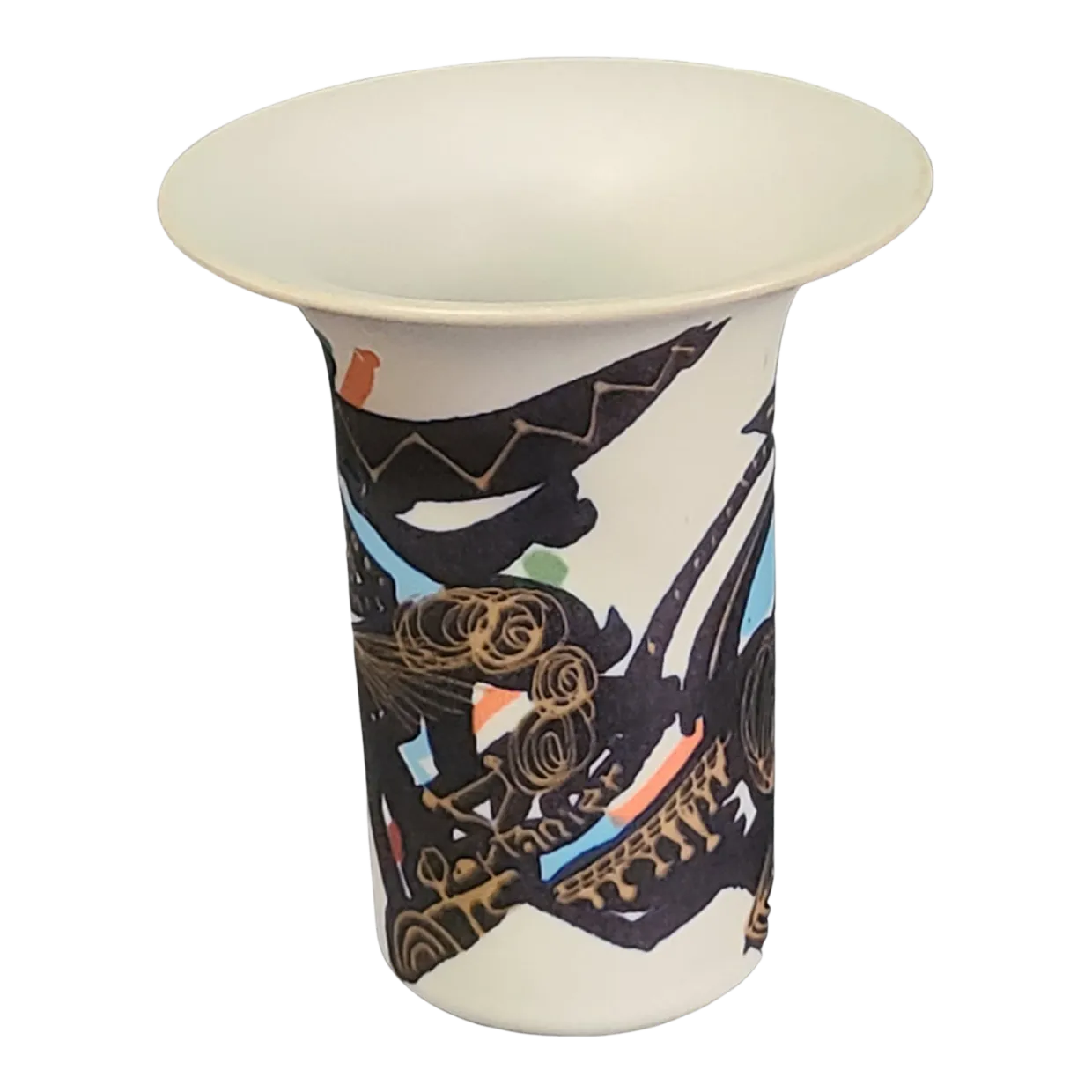 Mid-Century Modern German Hand Painted Gilbert Portanier for Rosenthal ...