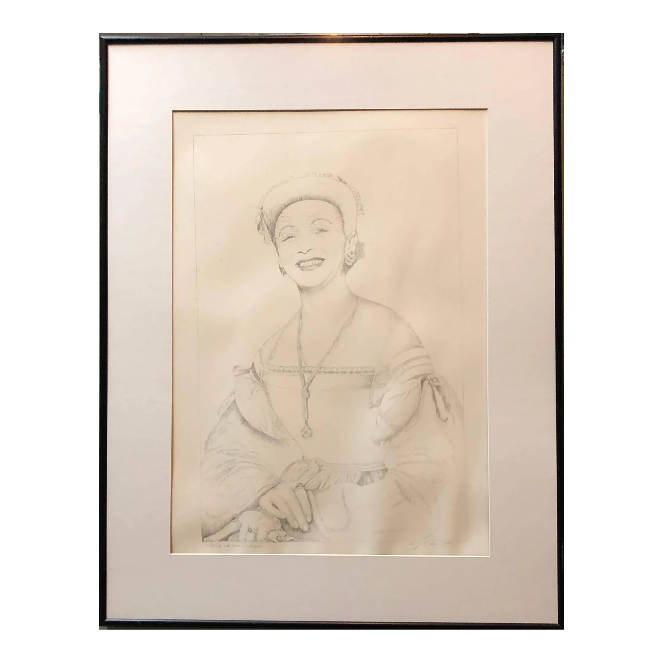 Josef Levi, Still Life with Vera as Raphael Original Drawing, 1991 ...