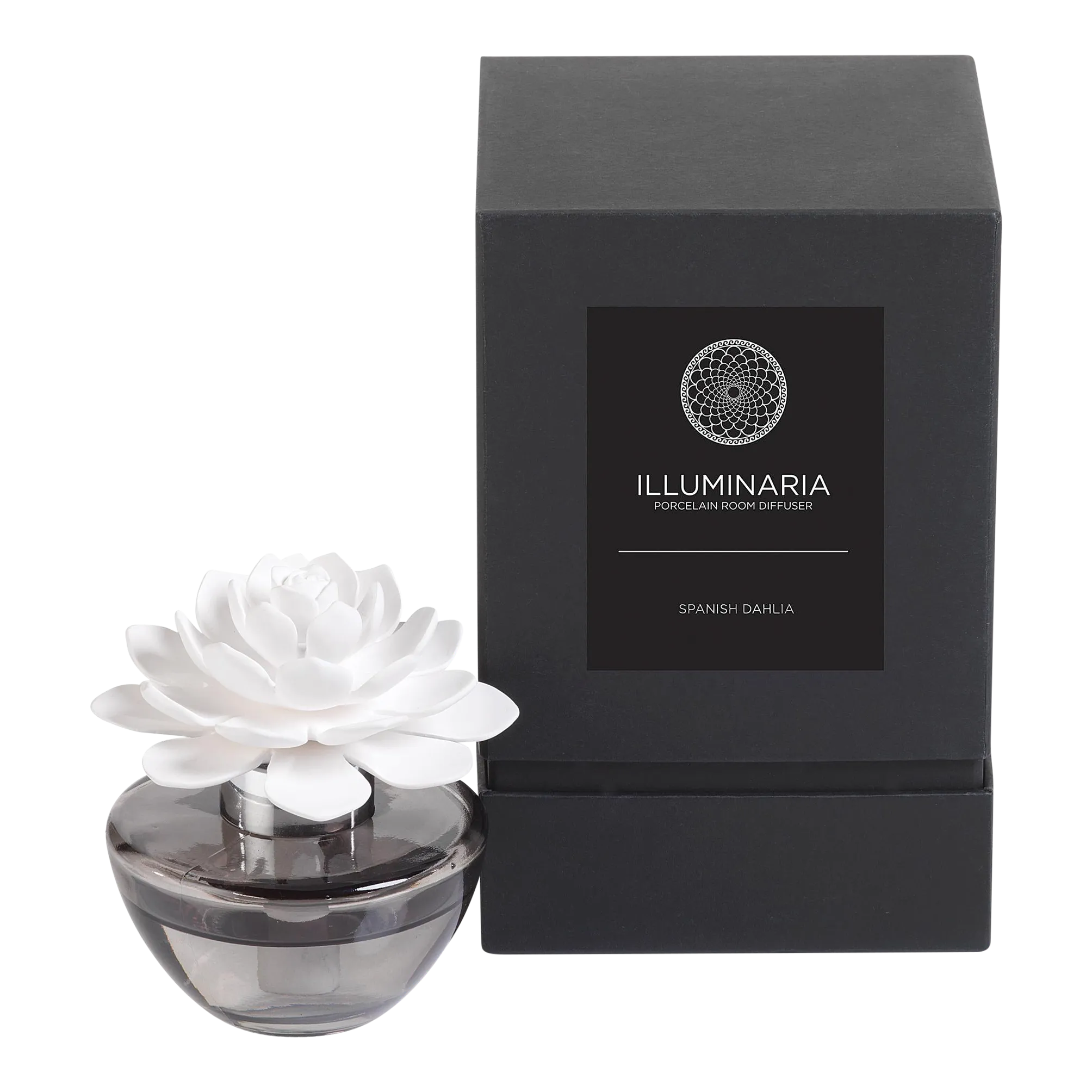 Illuminaria Porcelain Diffuser, Spanish Dahlia Fragrance | Chairish