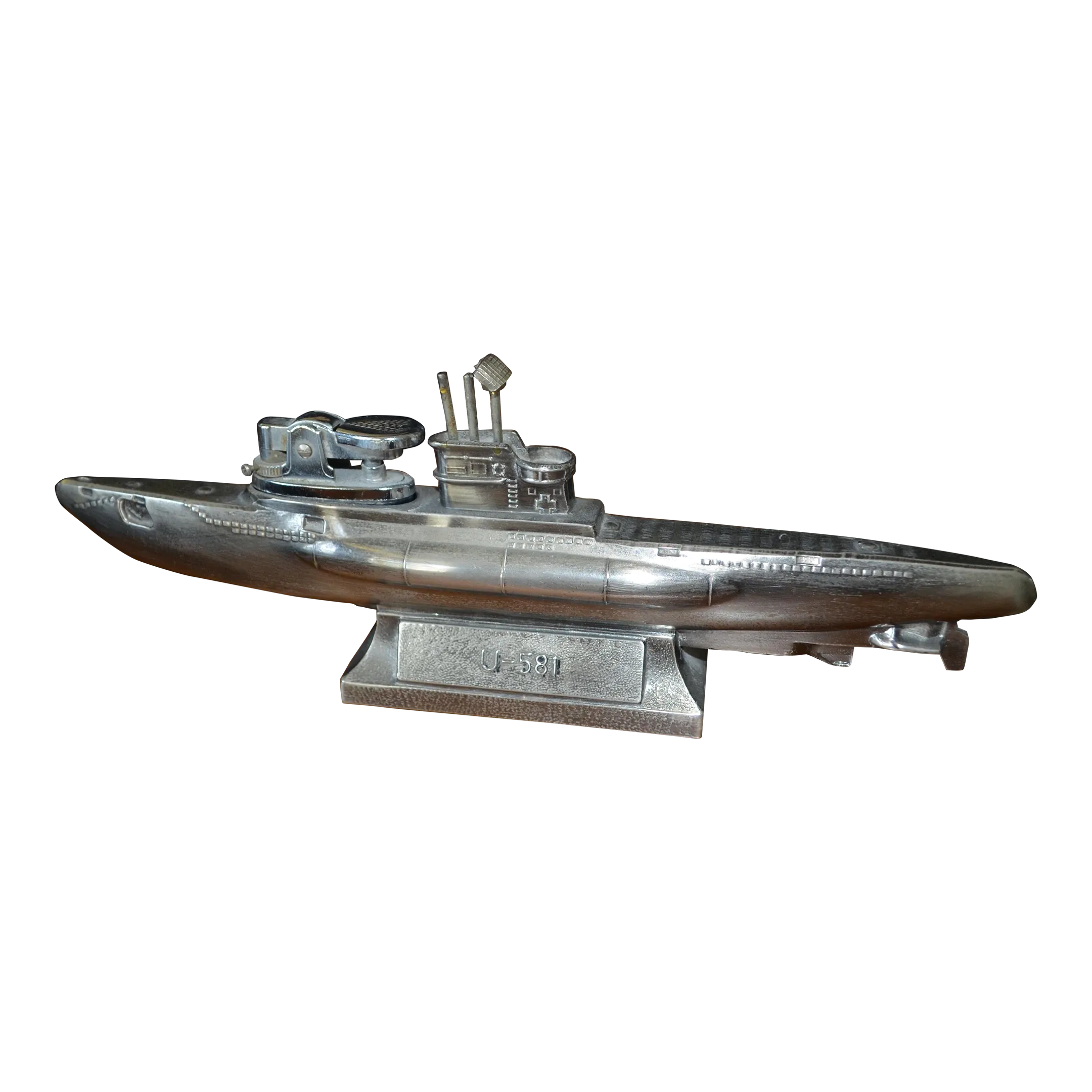 Vintage World War II U-581 Submarine Table Lighter Made in Japan | Chairish