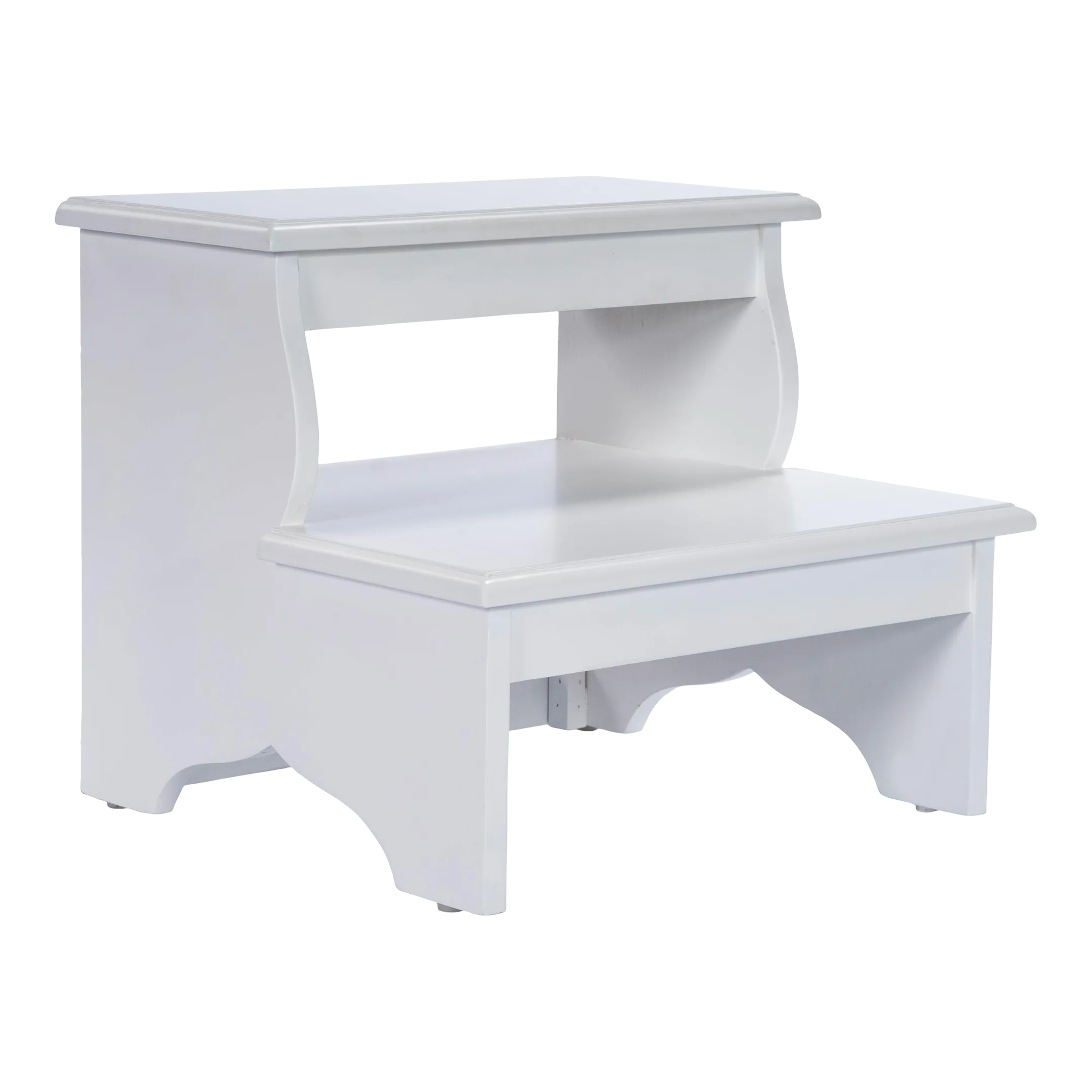 Melrose Step Stool, White | Chairish