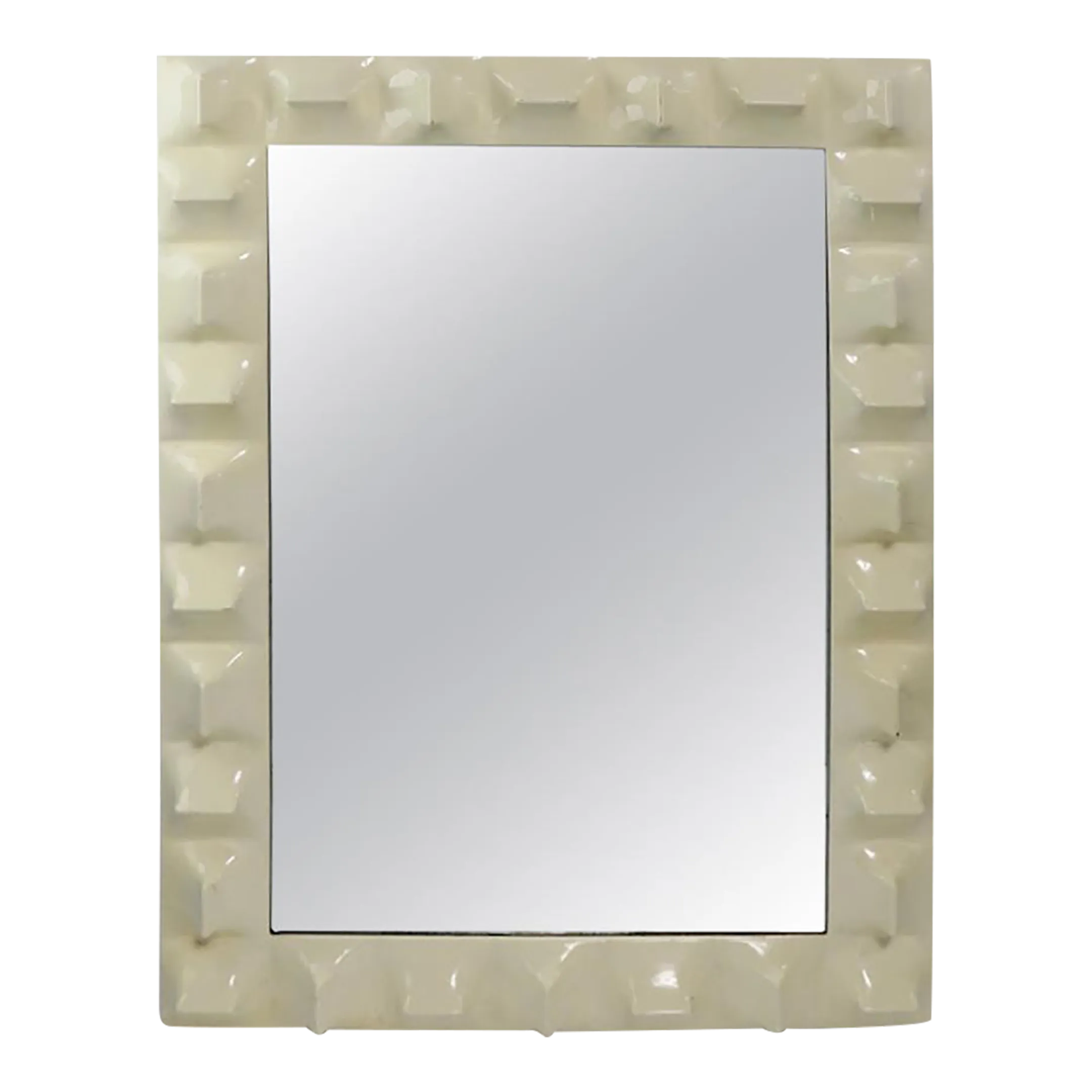 Space Age Mirror Attributed to Raymond Loewy | Chairish