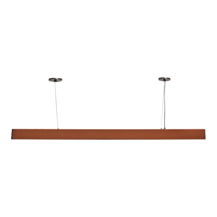 Alex Allen Studio 2x4 Leather Chandelier | Chairish