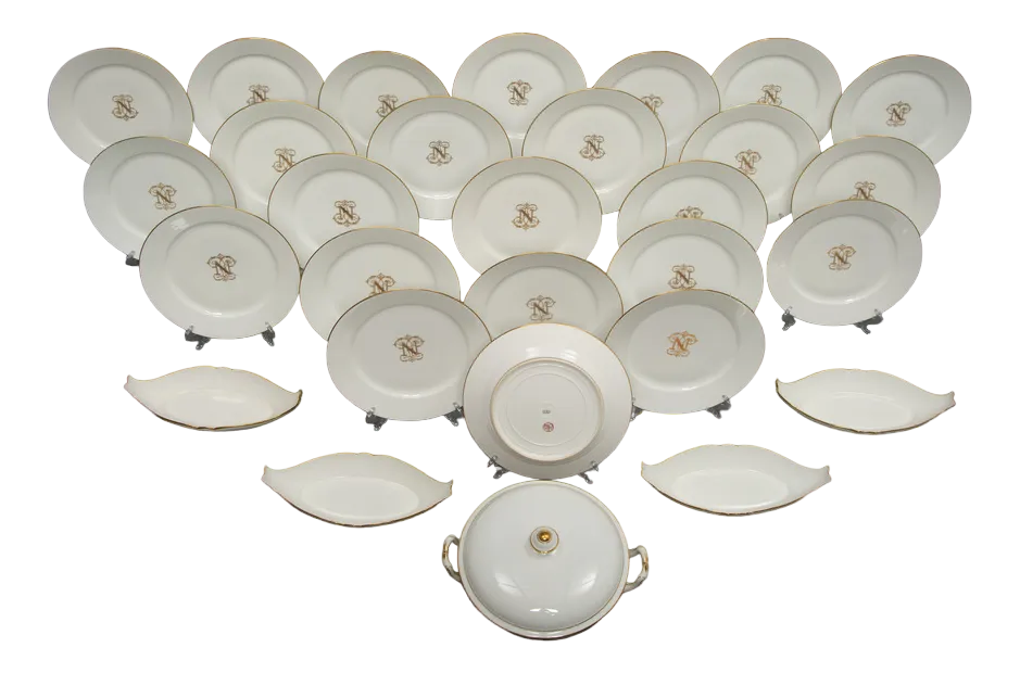 Napoleon Dinner Service from Sevres, Set of 29 | Chairish