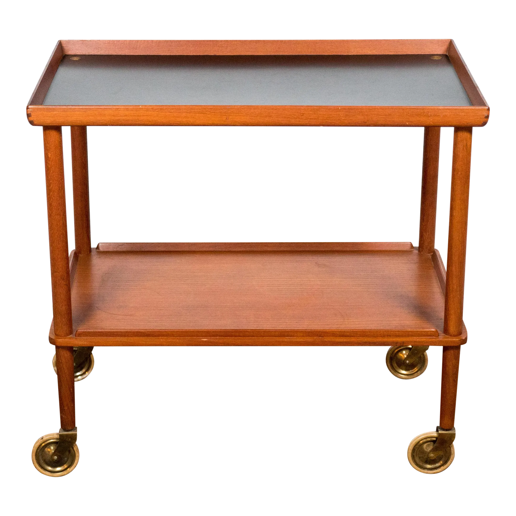 1960s Danish Modern Teak Bar Cart by John Stuart | Chairish