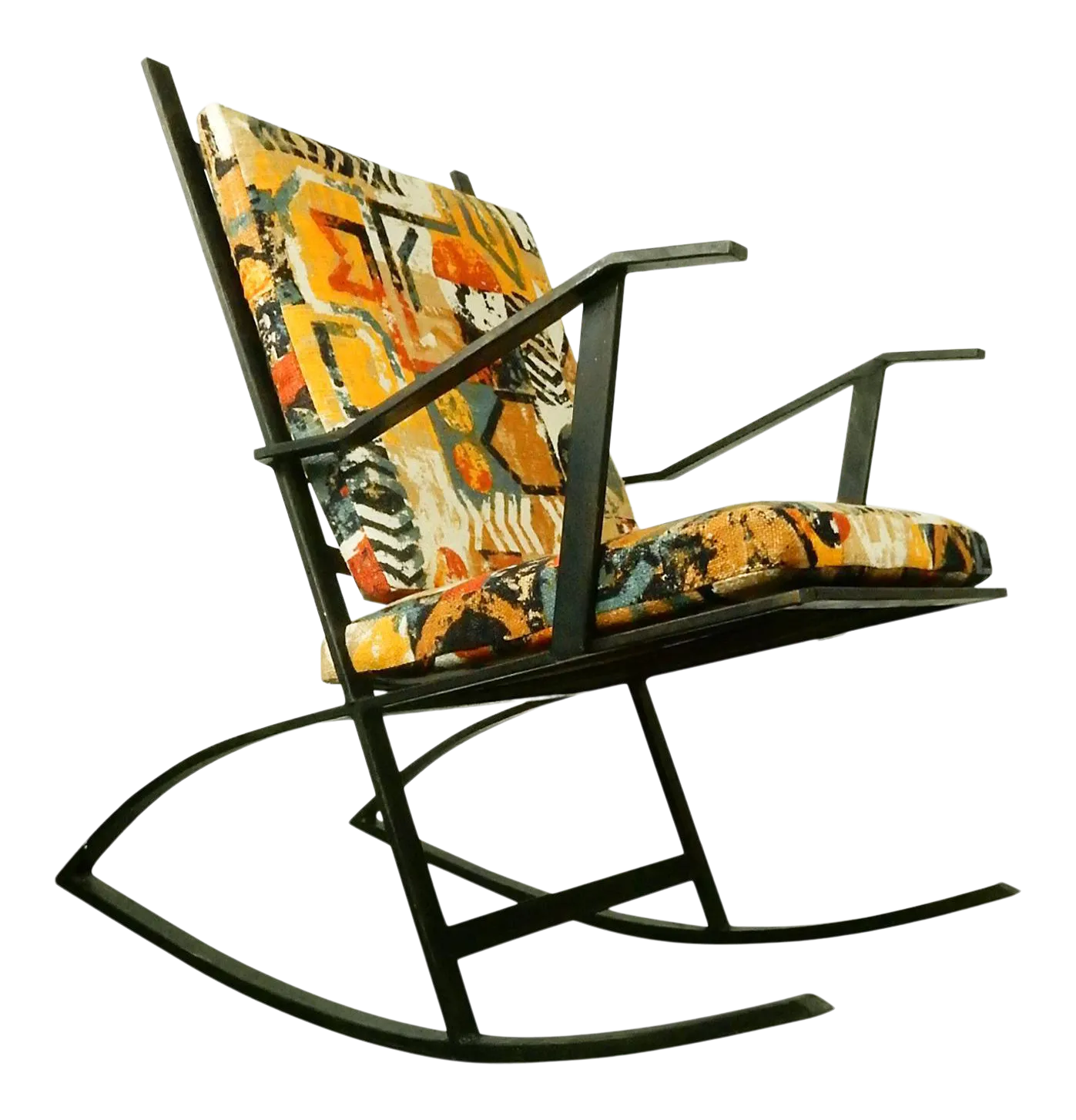 1960s Architectural Design Art Rocking Chair after Fredrik Kayser ...