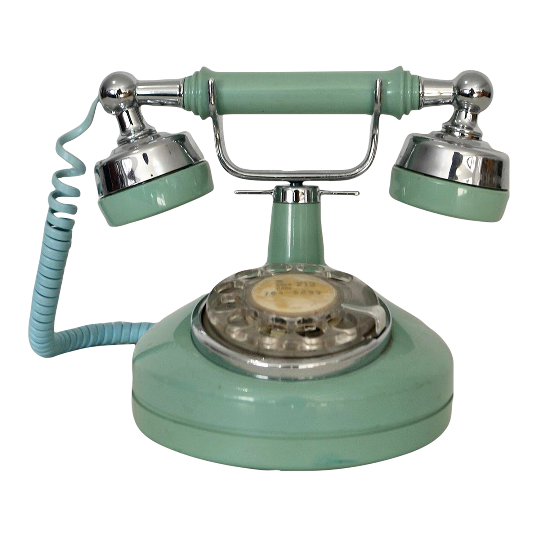 1950's Mid-Century Modern Rotary Telephone | Chairish