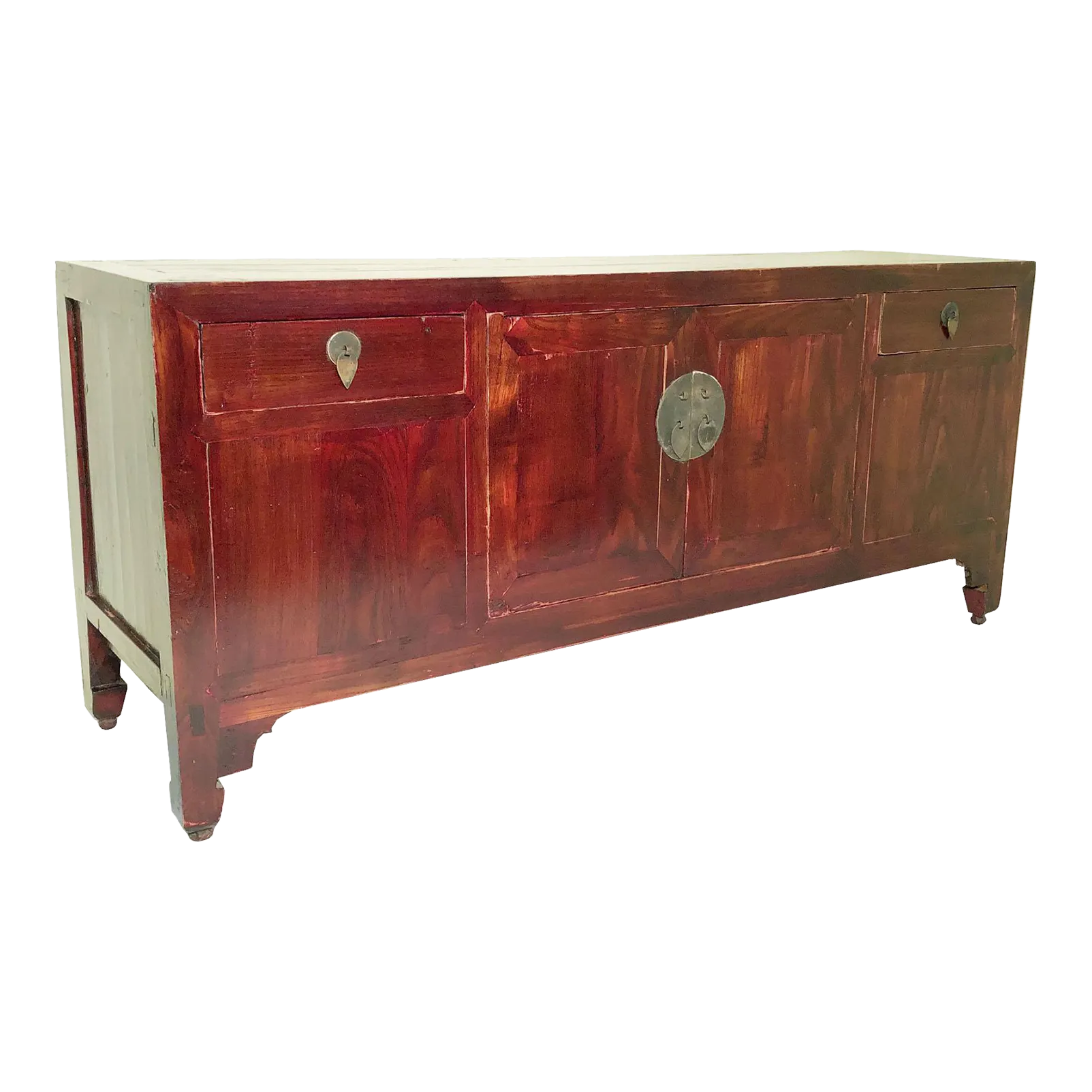 Mid 19th Century Antique Chinese Petit Ming Cabinet | Chairish