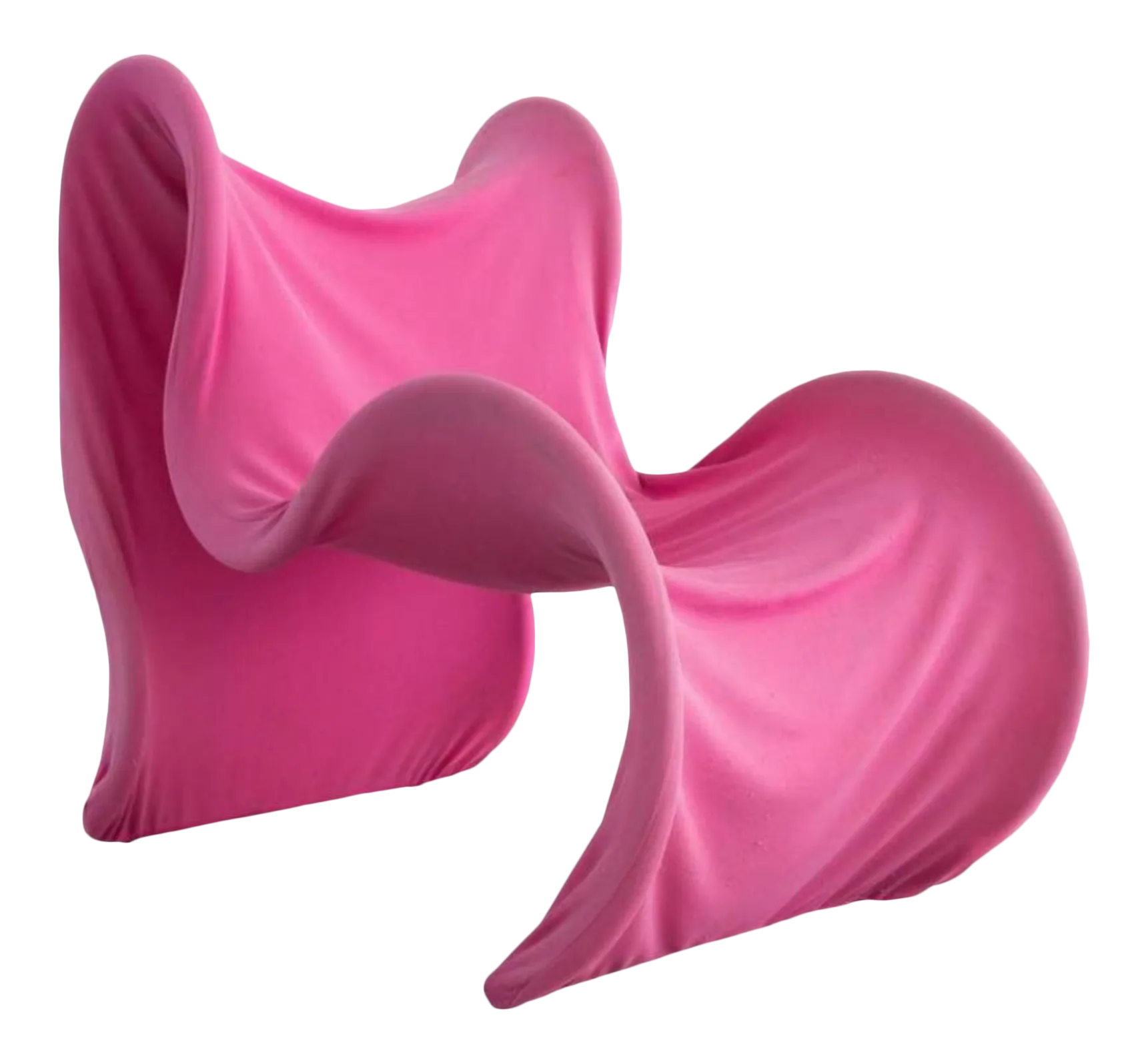 Pink Fiocco Chair by Gianni Pareschi for Busnelli | Chairish