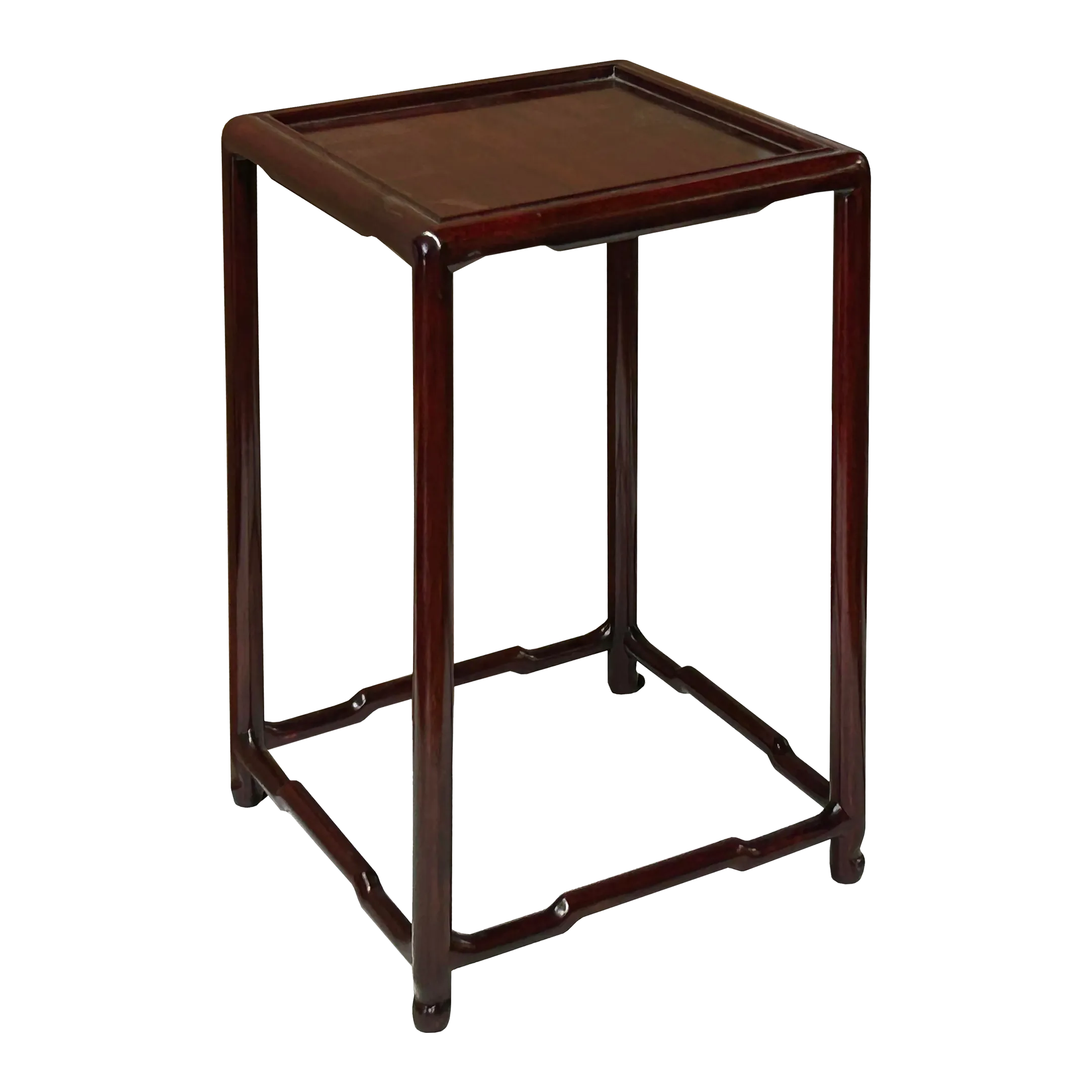 3.25" Reddish Brown Square Slim Legs Tall Wood Display Stand Easel ...