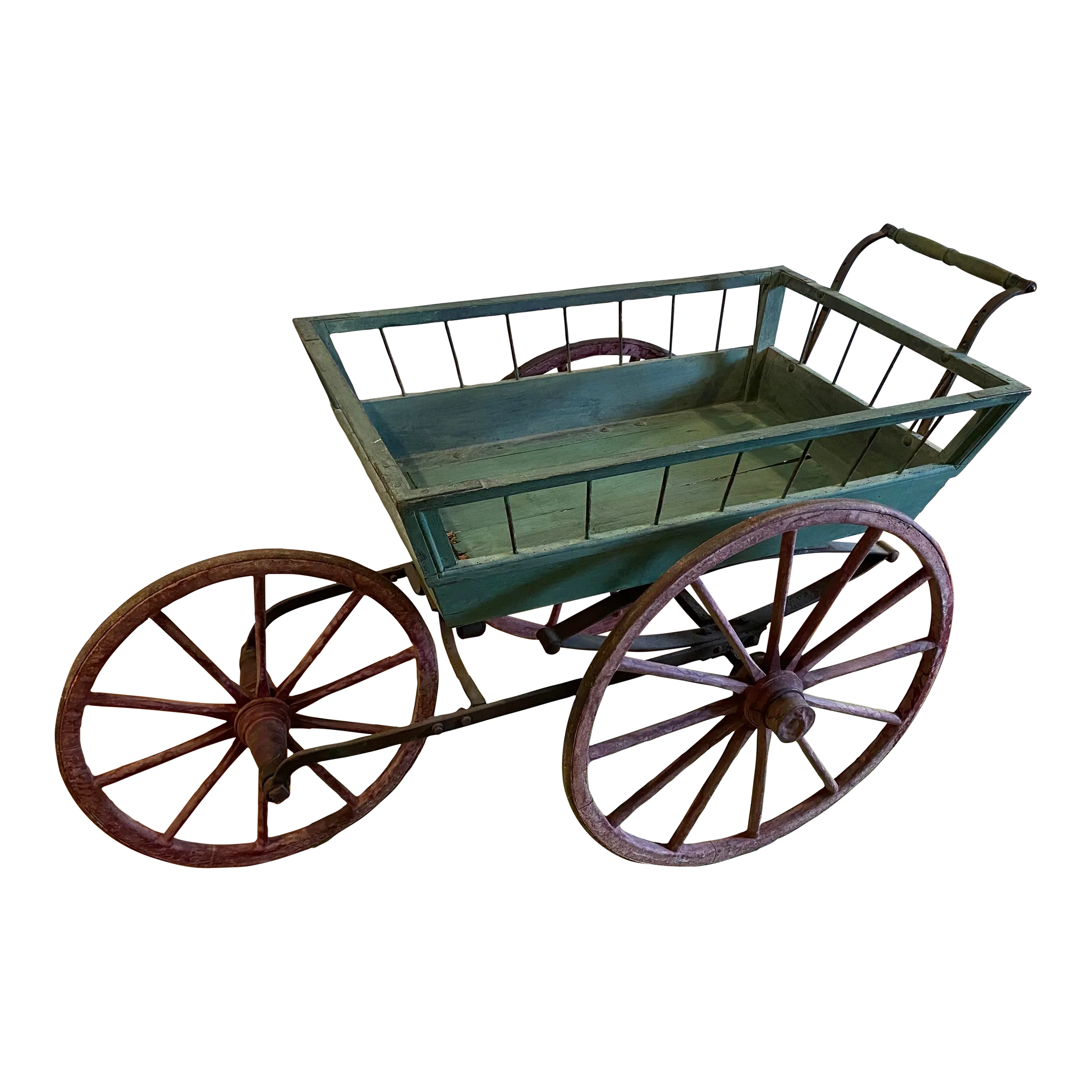 Vintage French Pastry Cart With Large Wheels and Platform to Display ...