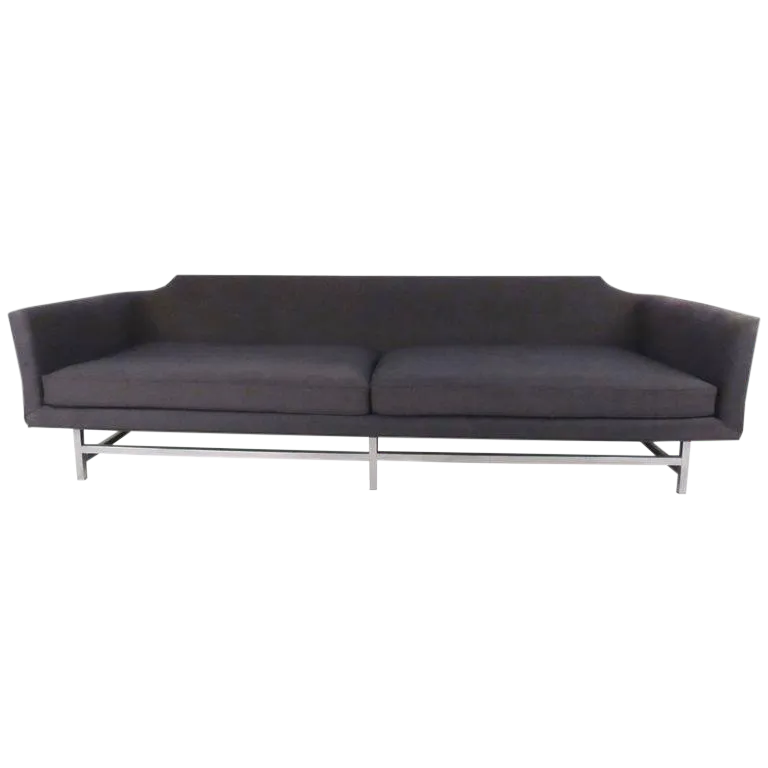 Long Modern Sofa | Chairish