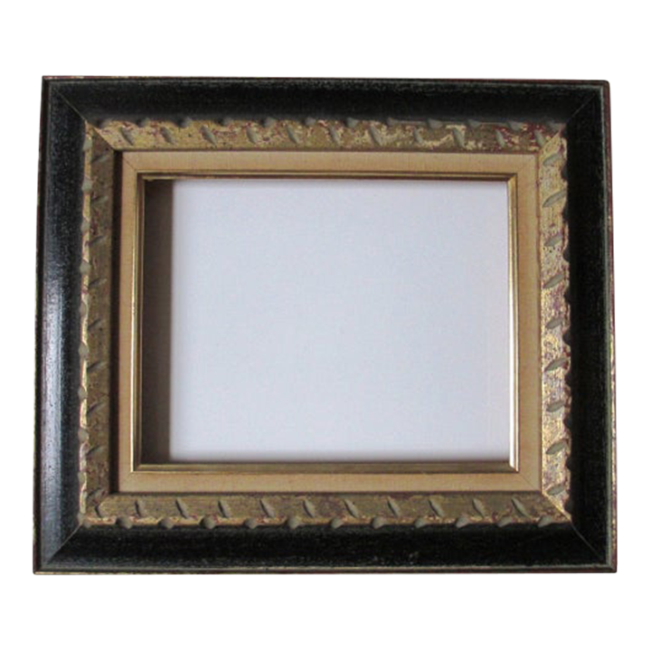 Late 60s Custom Wood Picture Frame | Chairish