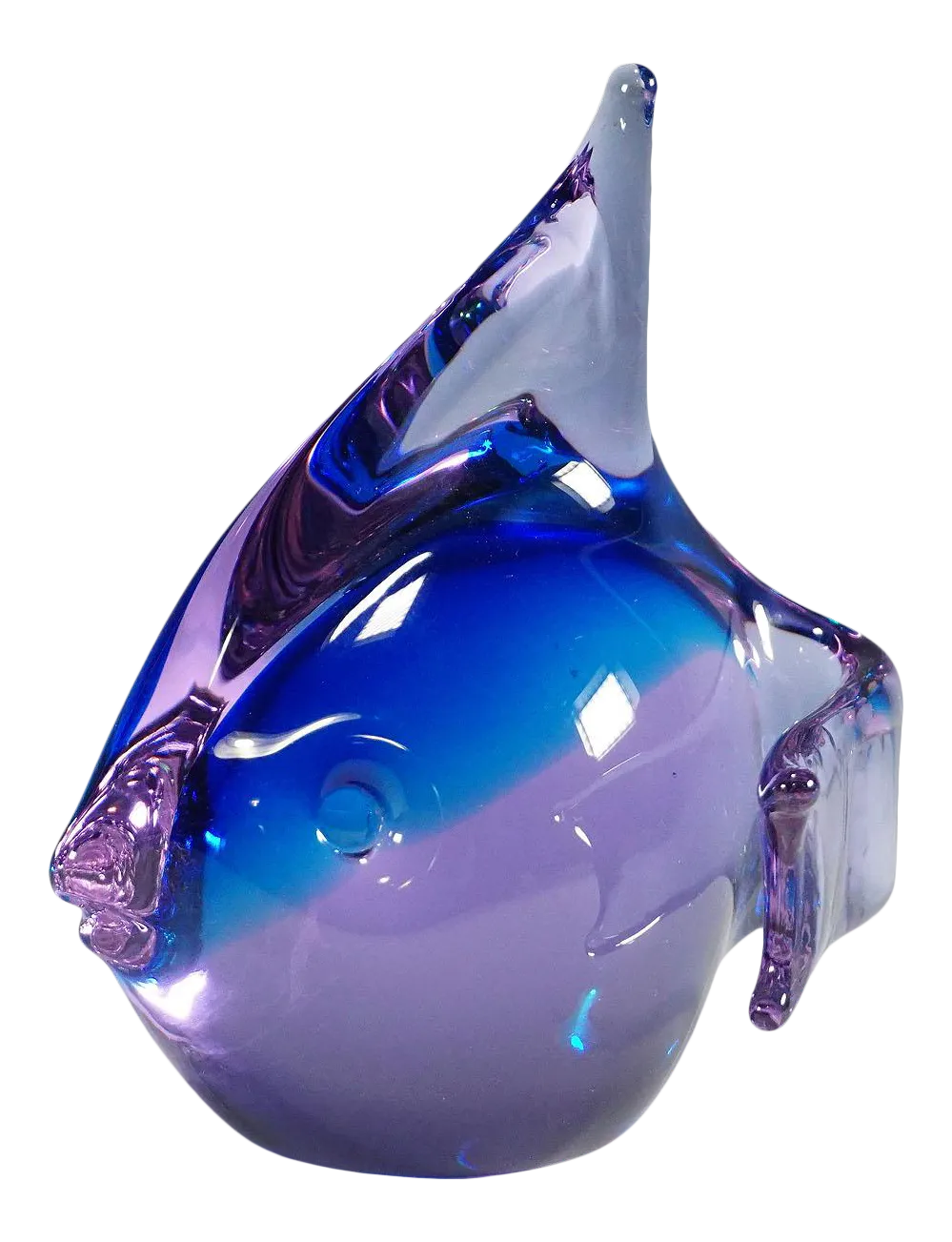 Murano Fish Sculpture by Livio Seguso for Gral Germany Ca. 1970ties ...