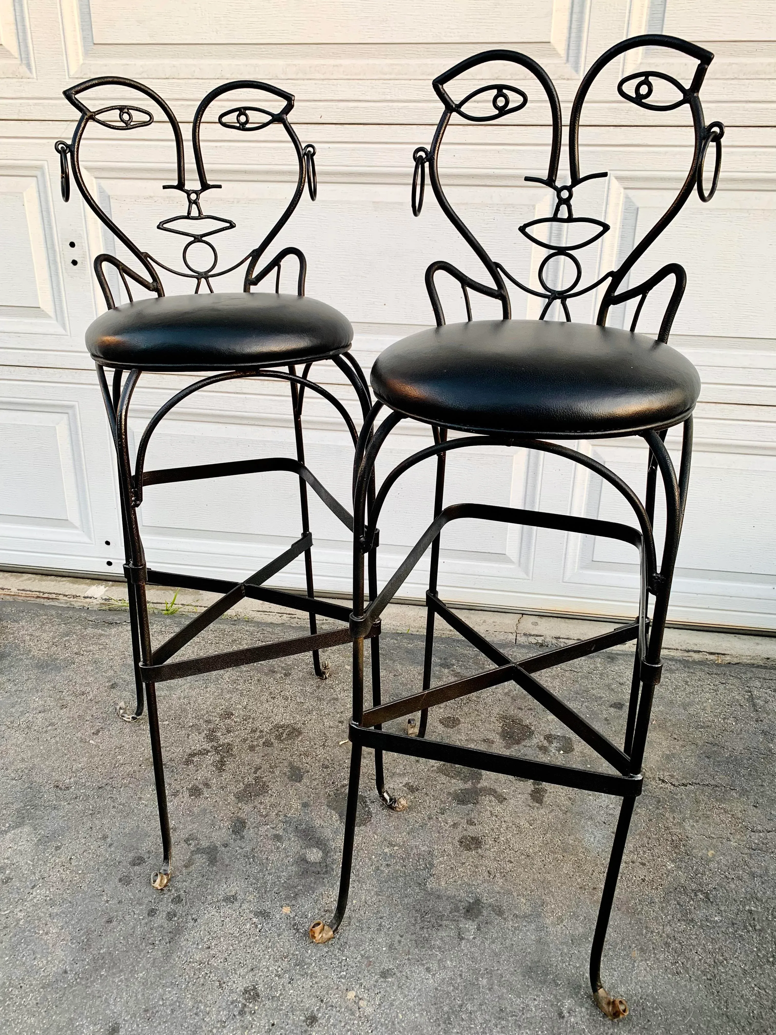 Wrought Iron Kitchen Stools