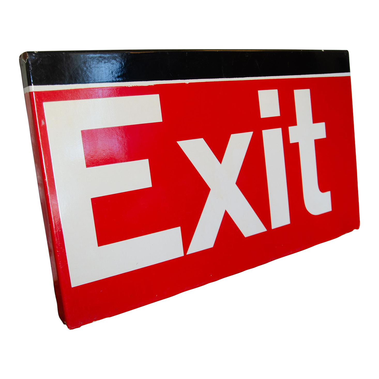 1980s New York City Subway 'Exit' Sign | Chairish