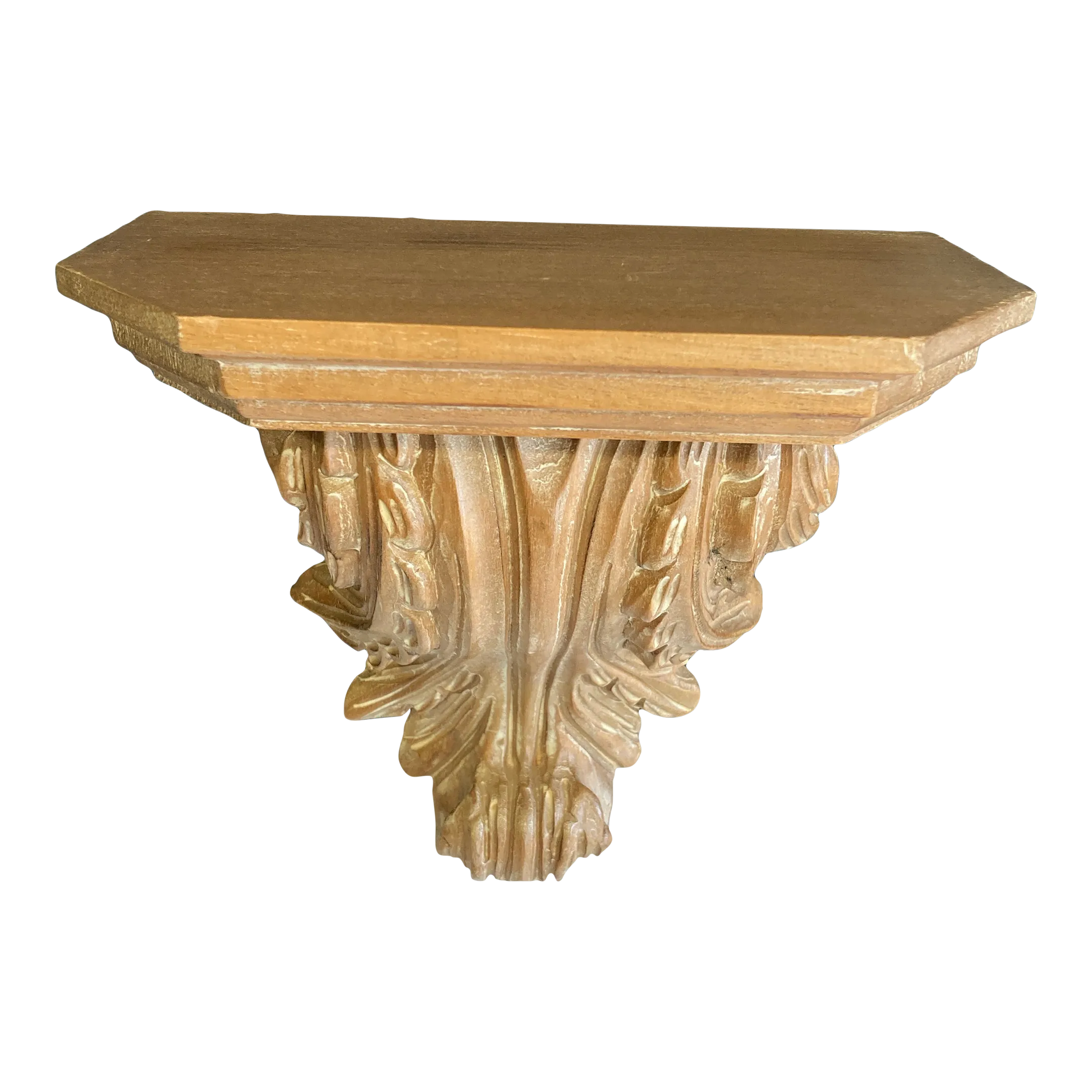 1990s Italian Scroll Corbel Wall Shelf | Chairish