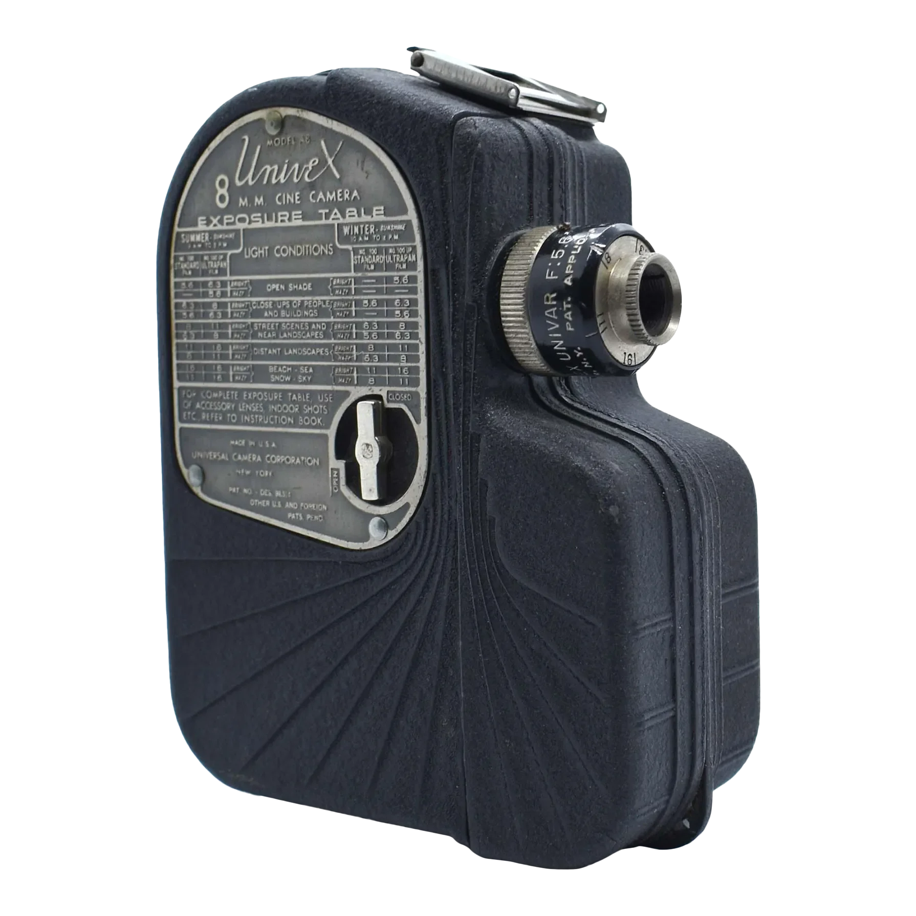 1930's Univex Model A8 8mm Cine Film Movie Recording Camera | Chairish