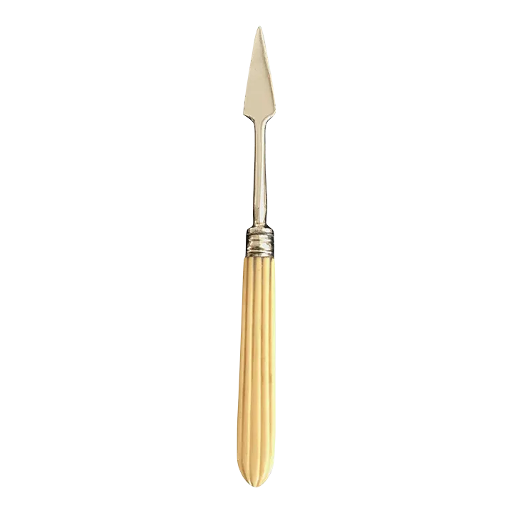 Early 20th Century British Silver-Tone Metal/Bone Pick | Chairish