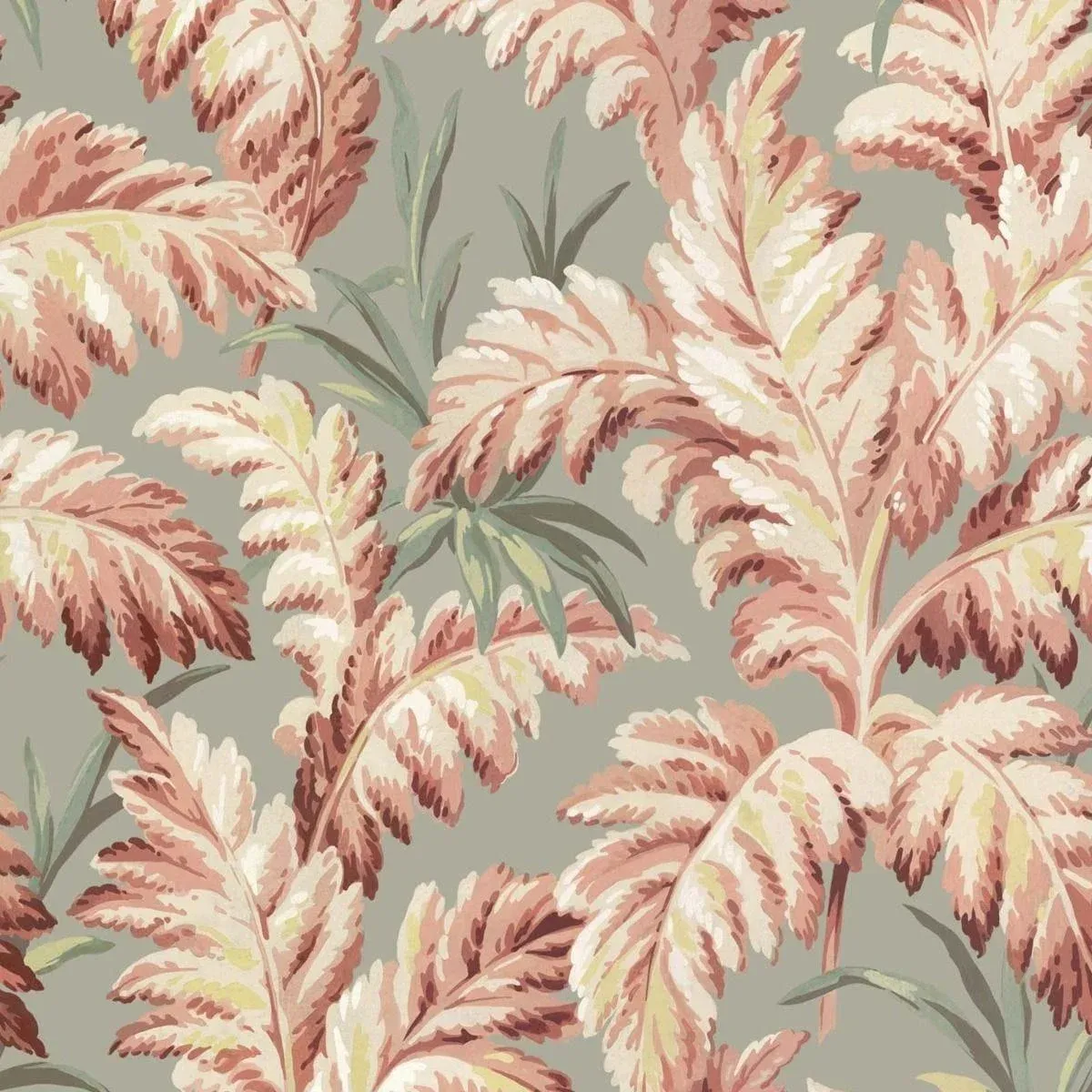 House of Hackney Pluma Wallpaper - Eau De Nil, Sample | Chairish